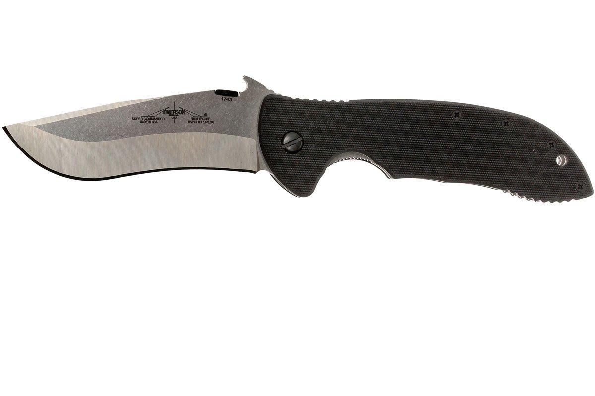 Emerson Super Commander plain edge, stonewashed | Advantageously ...