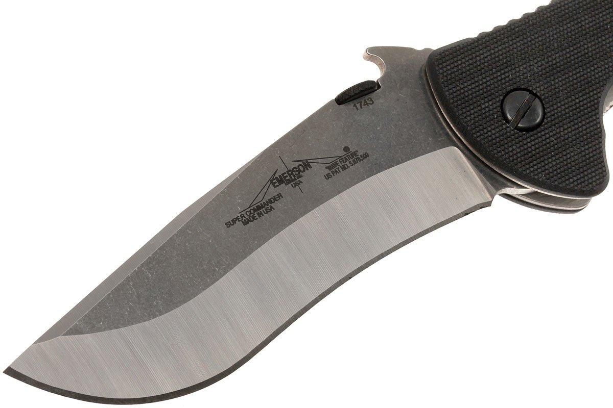 Emerson Super Commander plain edge, stonewashed | Advantageously ...