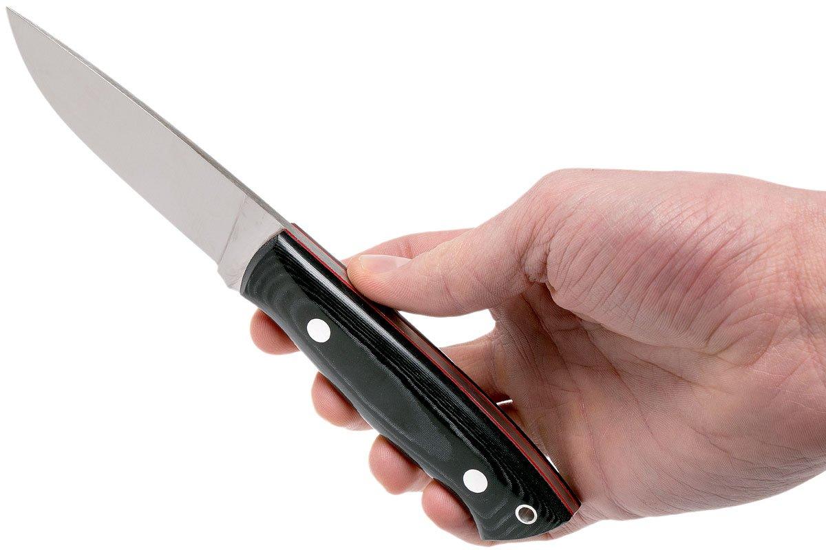 EnZo Trapper 95 - Elmax Flat - Black Canvas Micarta - 2090 ...