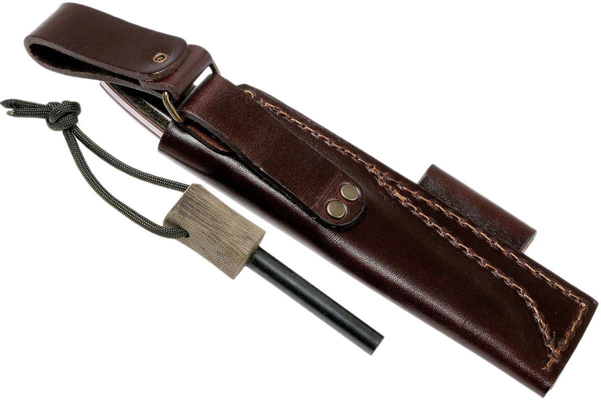 EnZo Trapper 95 - Elmax Scandi - Green Canvas Micarta - 2092 with ...