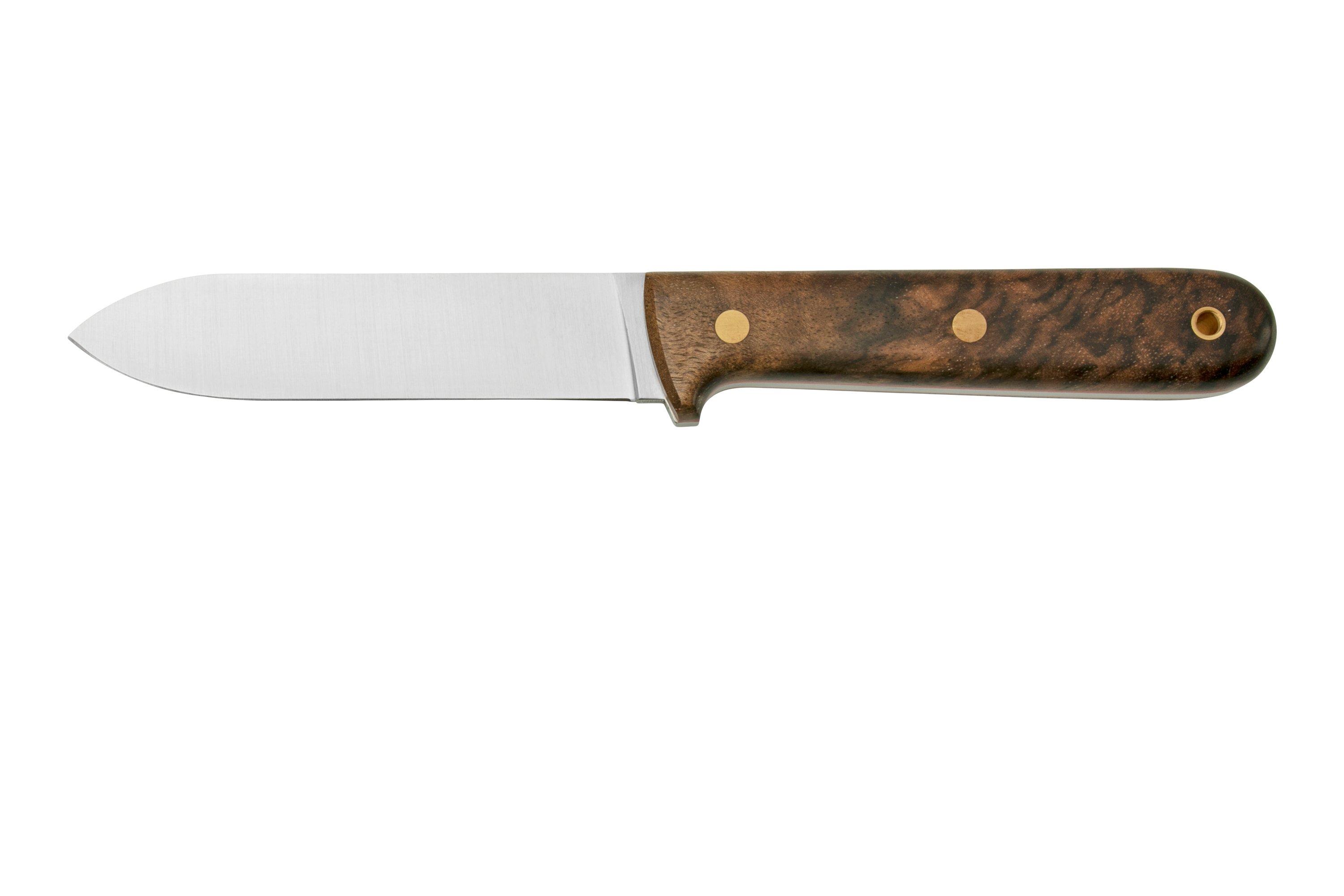 Brisa Kephart 115, Stabilized Walnut, fixed knife | Advantageously shopping at Knivesandtools.com