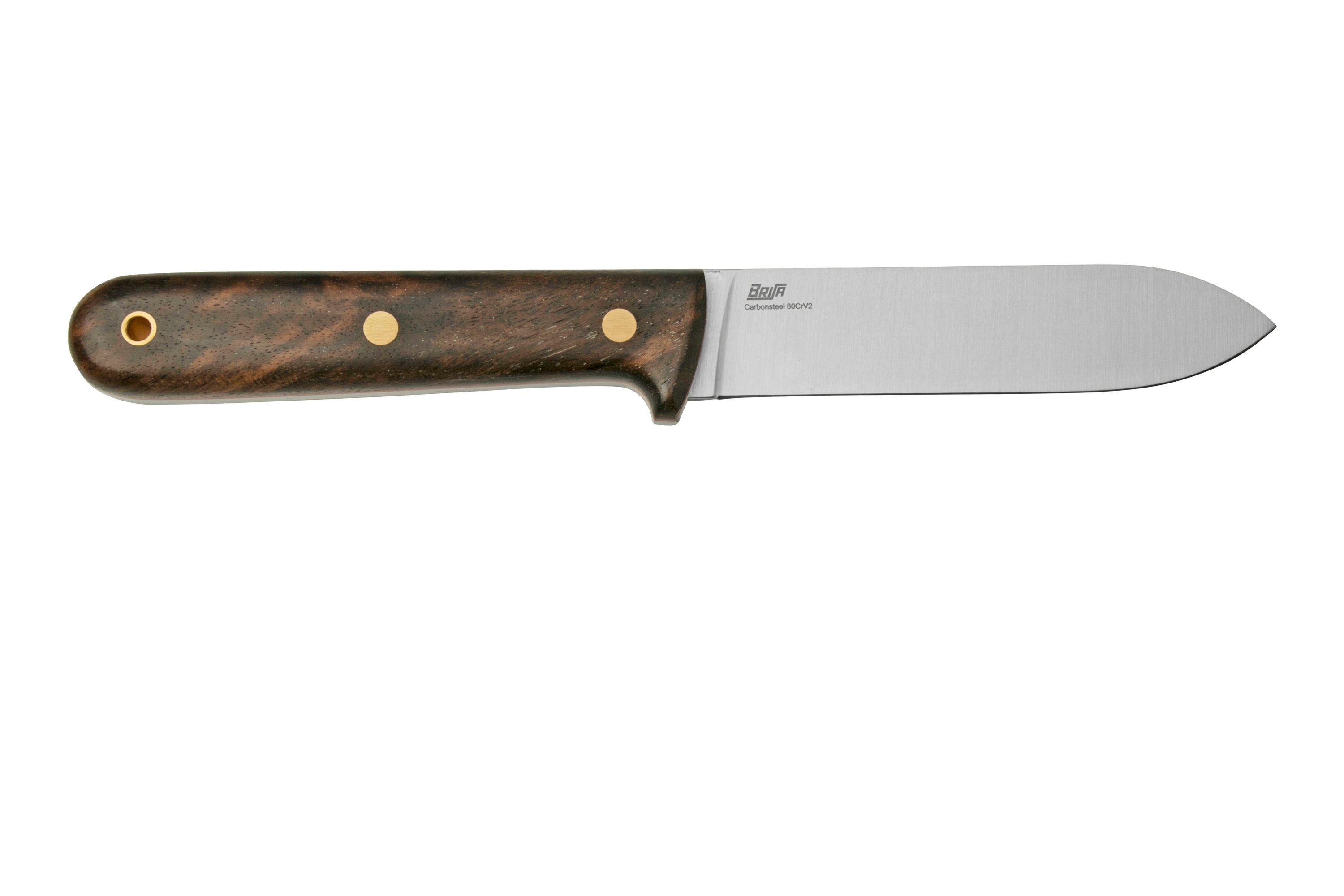 Brisa Kephart 115, Stabilized Walnut, fixed knife | Advantageously shopping at Knivesandtools.com