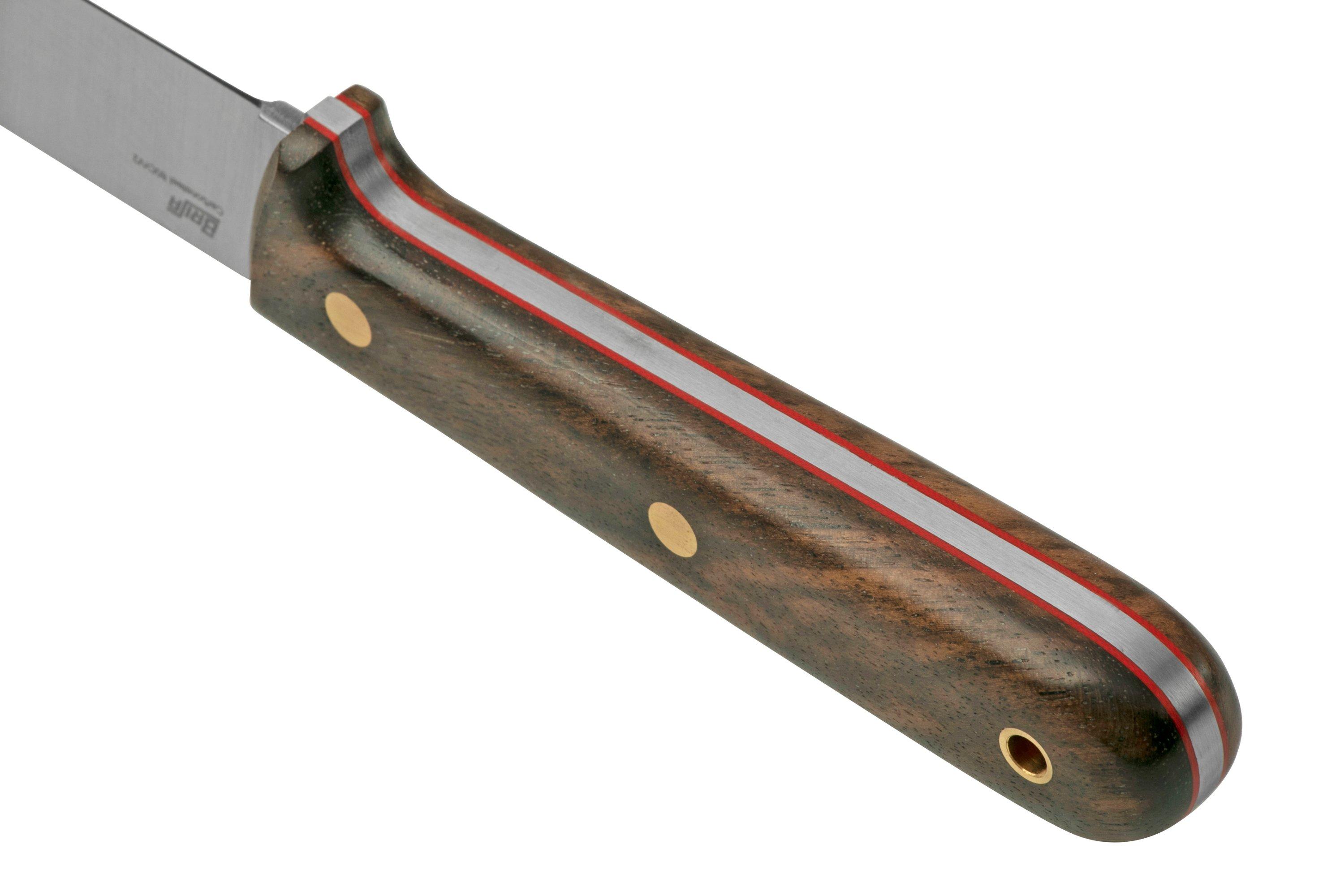 Brisa Kephart 115, Stabilized Walnut, fixed knife | Advantageously shopping at Knivesandtools.dk