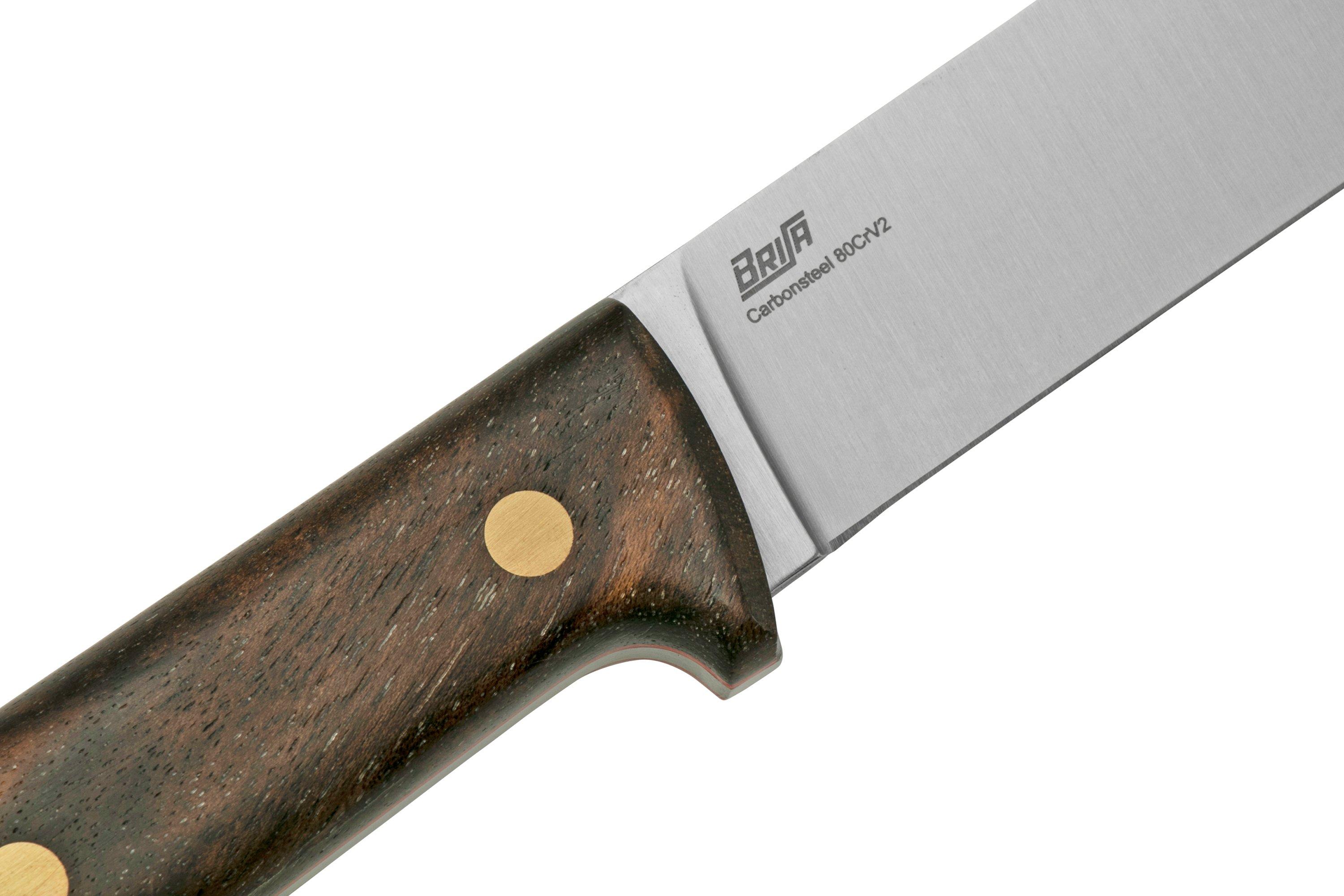 Brisa Kephart 115, Stabilized Walnut, fixed knife | Advantageously shopping at Knivesandtools.com
