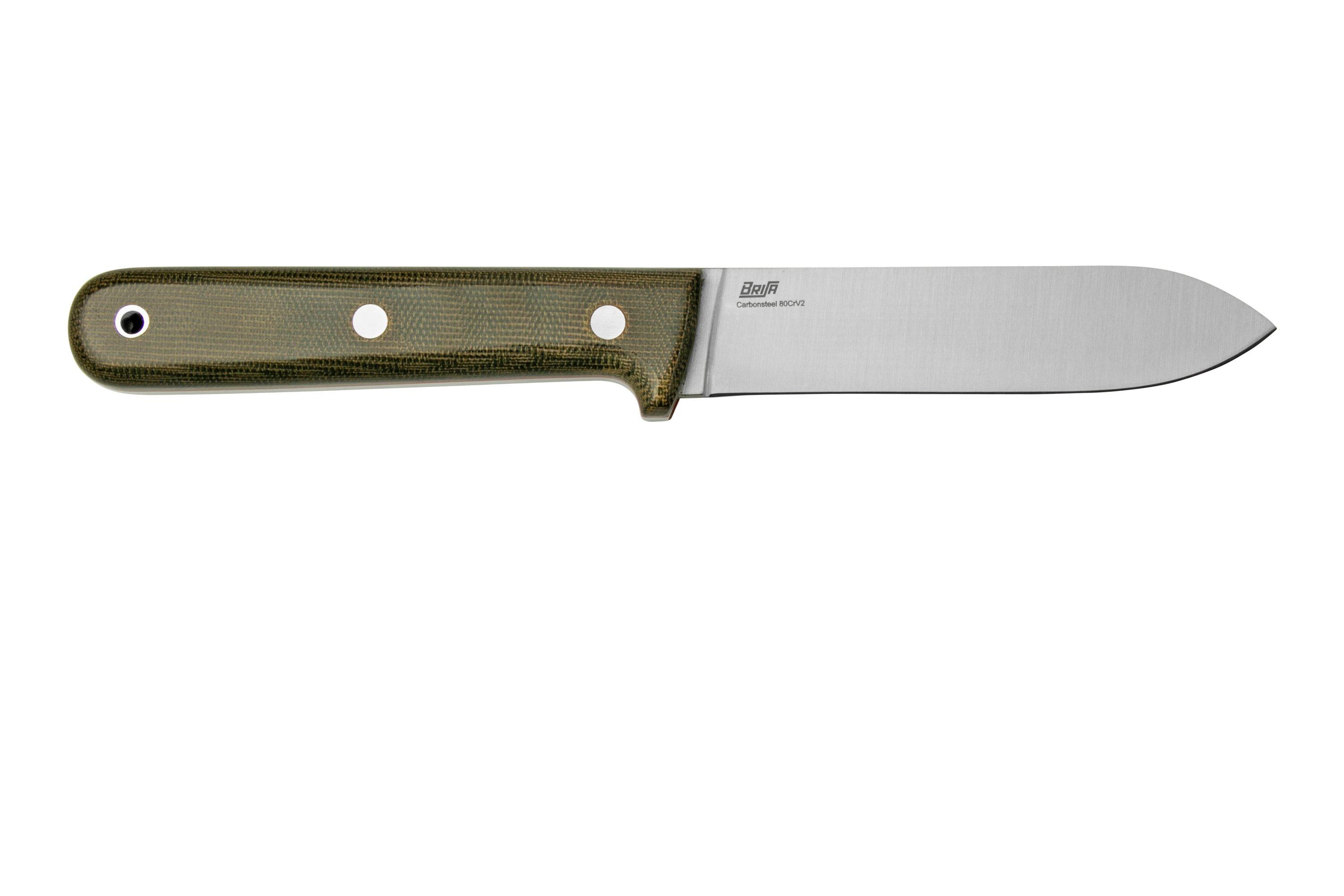 Brisa Kephart 115, Green Micarta, fixed knife | Advantageously shopping at Knivesandtools.com