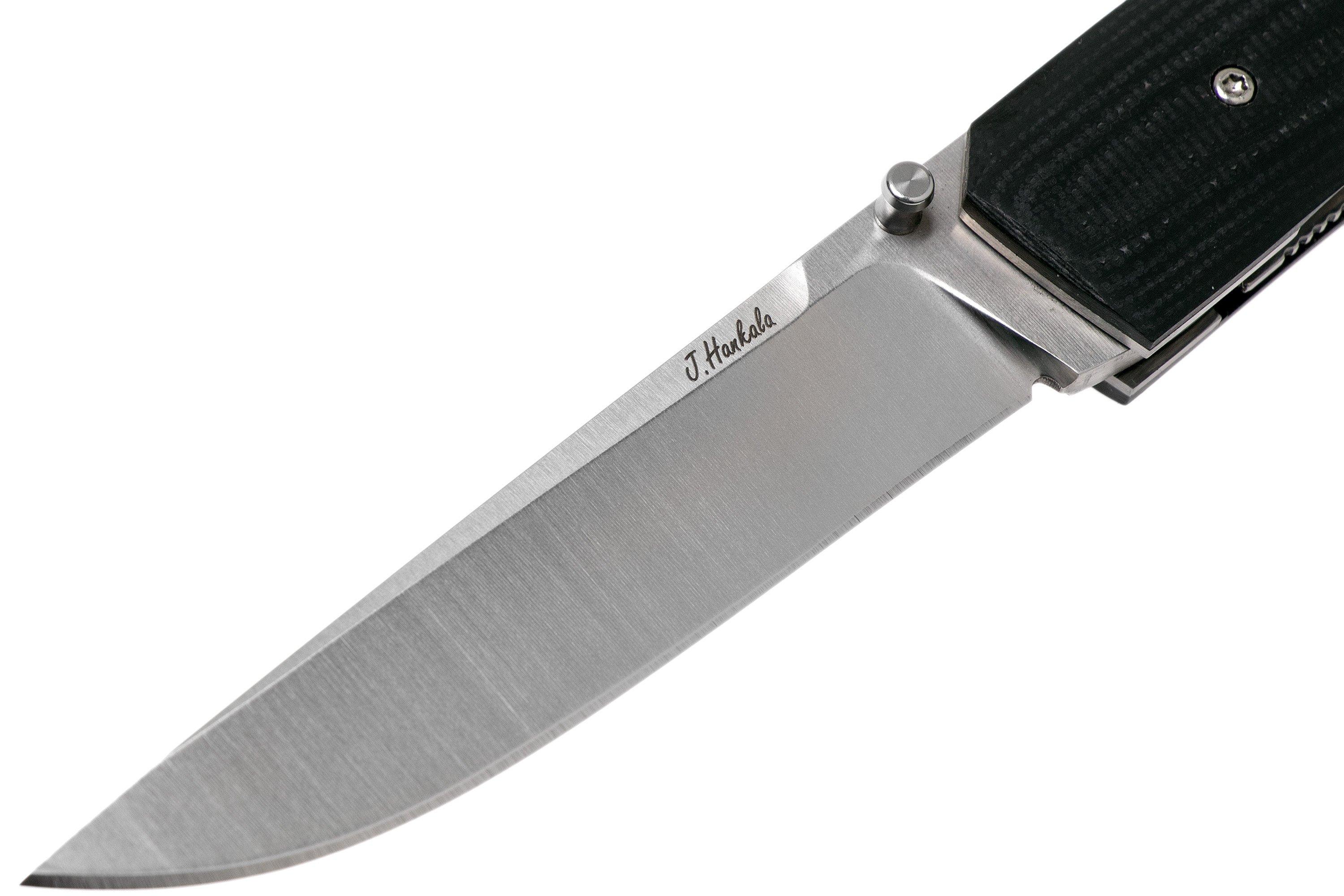 Brisa Piili 85 Black G10 2860 pocket knife, Jukka Hankala design ...