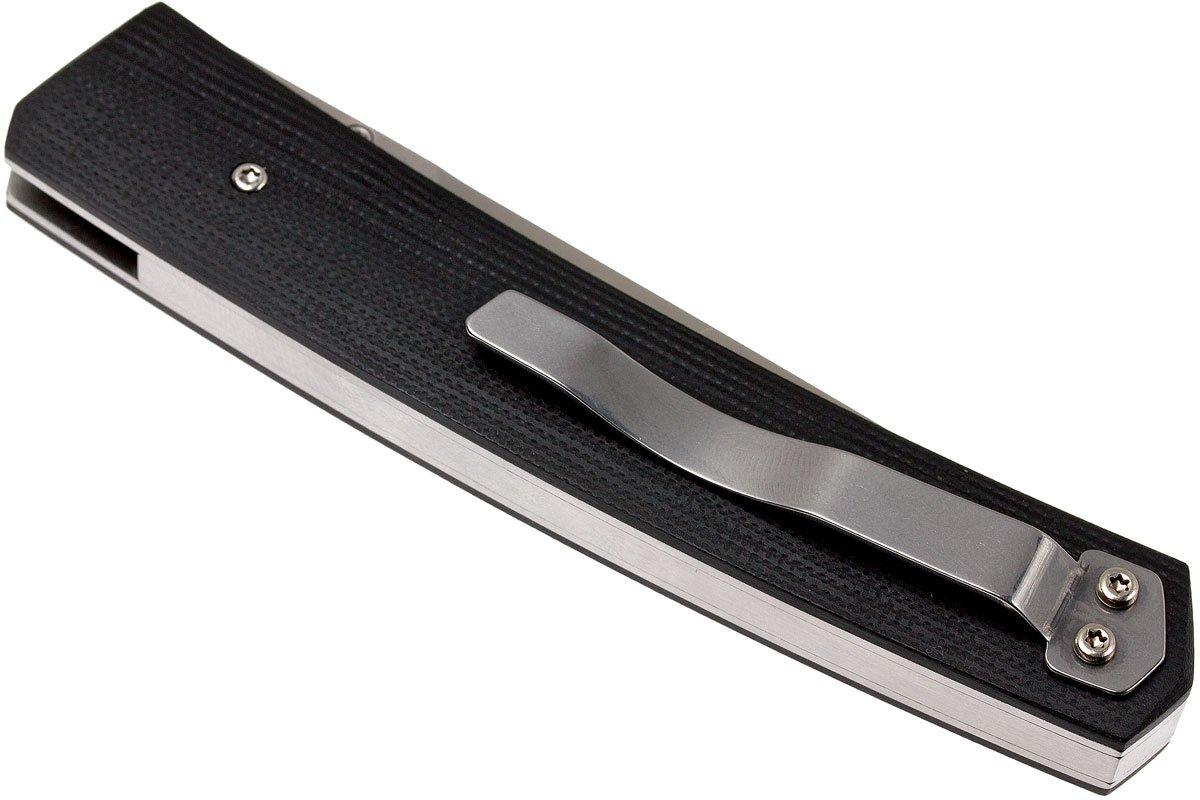 Brisa Piili 85 Black G10 2860 pocket knife, Jukka Hankala design ...