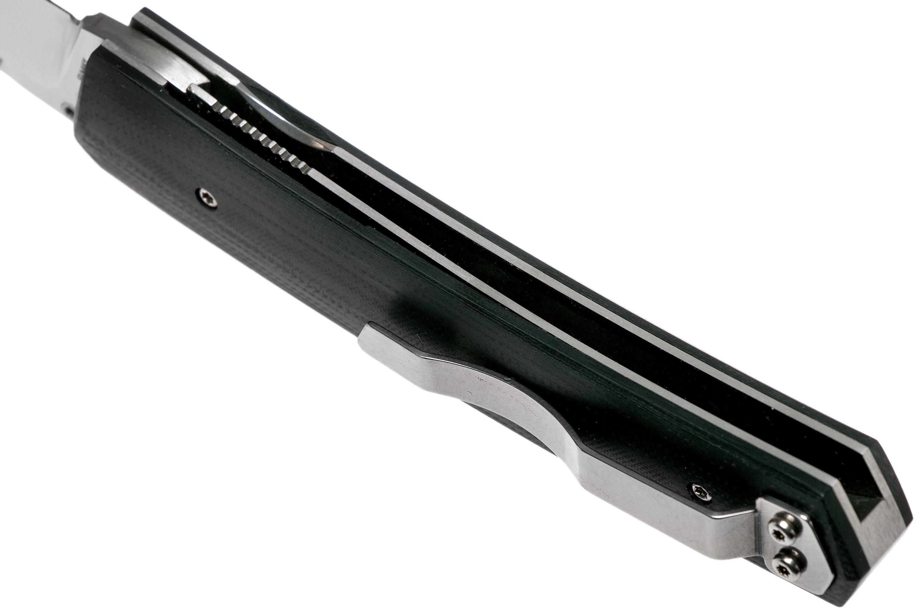 Brisa Piili 85 Black G10 2860 pocket knife, Jukka Hankala design ...