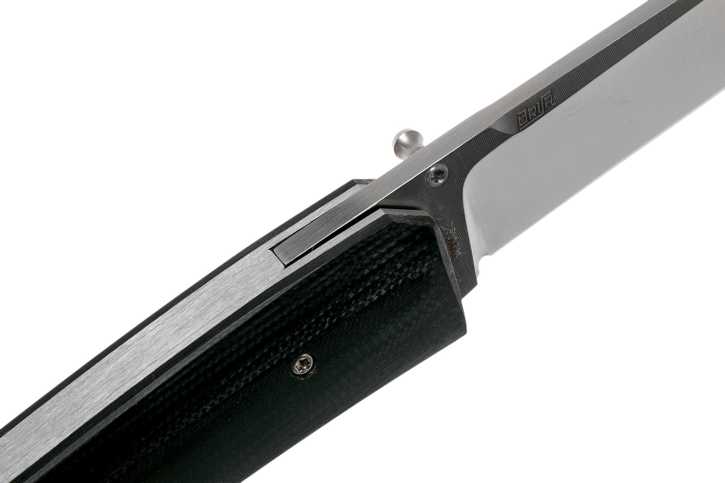 Brisa Piili 85 Black G10 2860 pocket knife, Jukka Hankala design ...