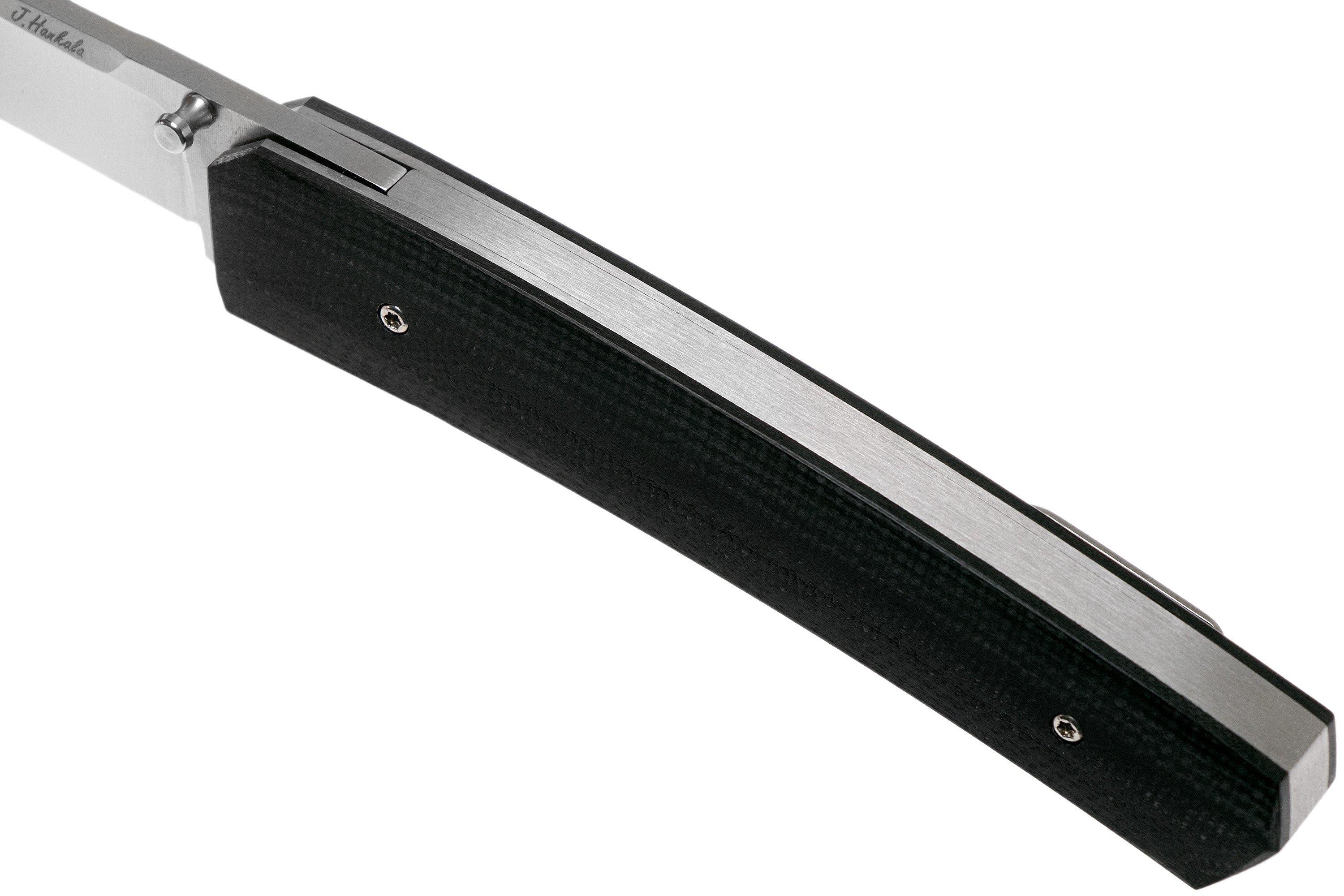 Brisa Piili 85 Black G10 2860 pocket knife, Jukka Hankala design ...