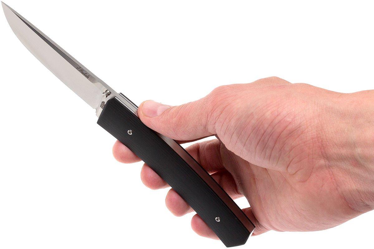 Brisa Piili 85 Black G10 2860 pocket knife, Jukka Hankala design ...