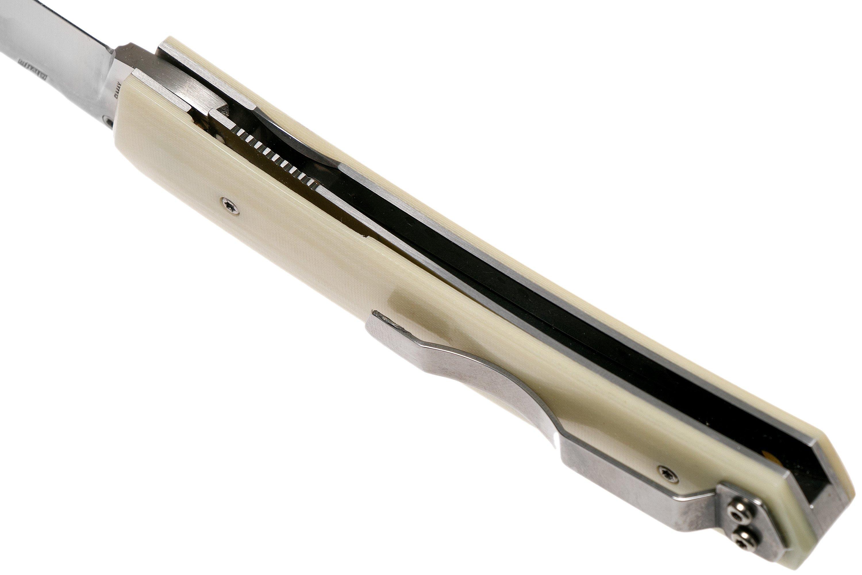 Brisa Piili 85 Ivory Micarta 2861 pocket knife, Jukka Hankala design ...