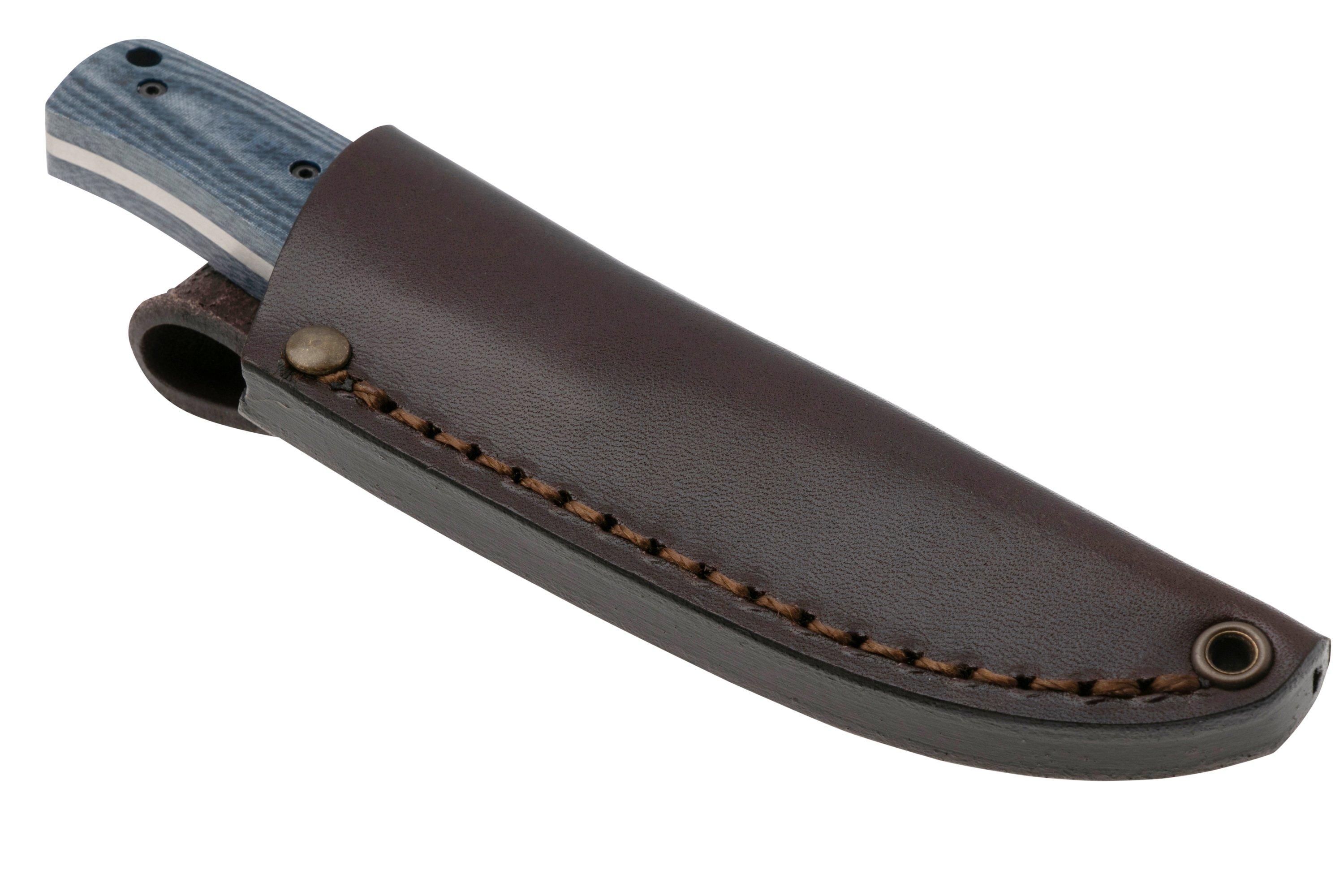 Brisa Pk70Fx 461 12C27 Scandi, Blue Jeans Micarta, fixed knife ...