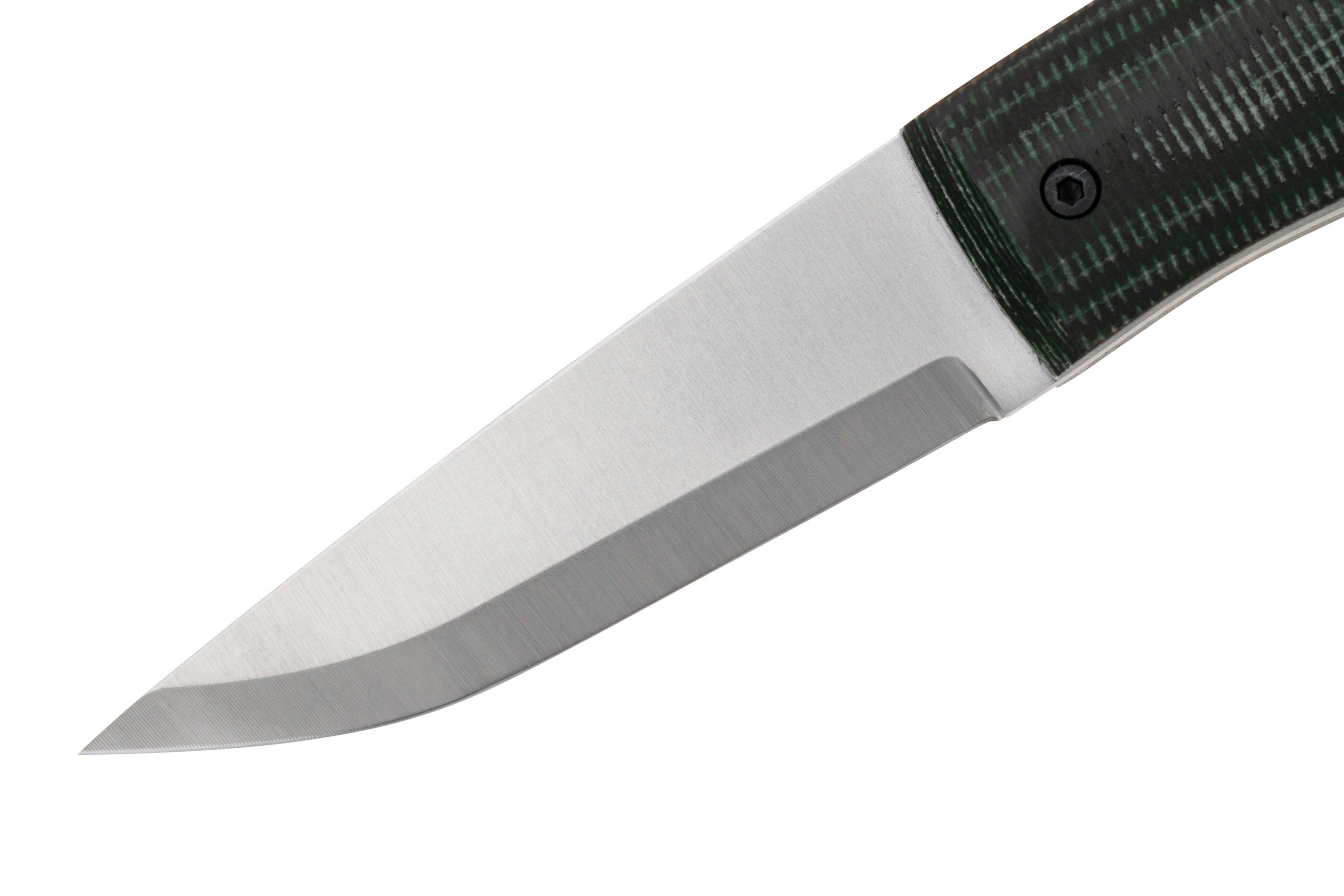 Brisa Pk70Fx 463 12C27 Scandi, Hunters Green Micarta, fixed knife ...