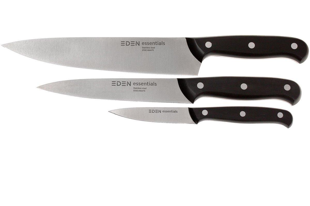 Eden Essentials 3-piece knife set, 2000-S03 | Advantageously shopping ...