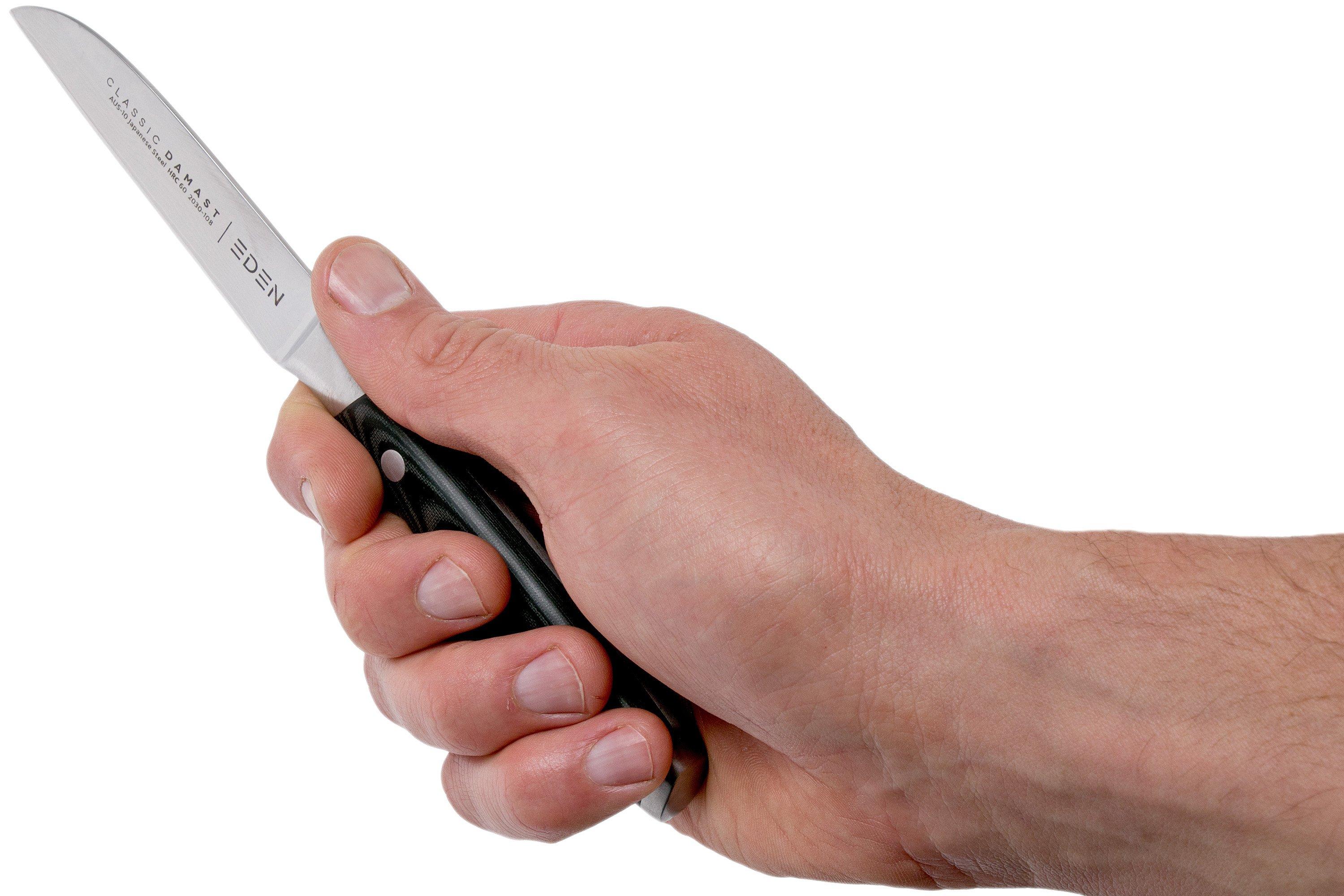 Eden Classic Damast peeling knife 9 cm | Advantageously shopping at ...