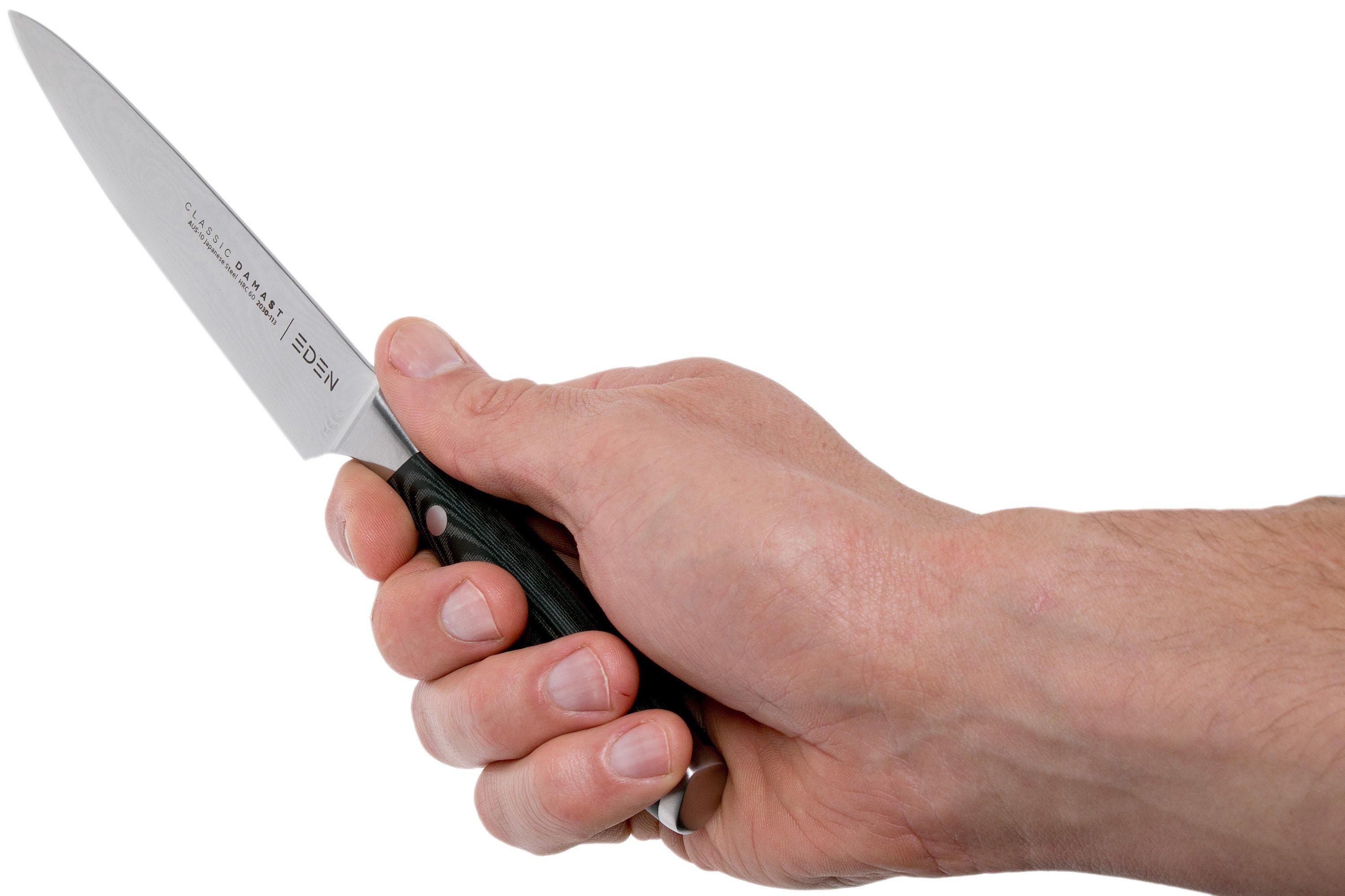 Eden Classic Damast utility knife 13 cm | Advantageously shopping at ...