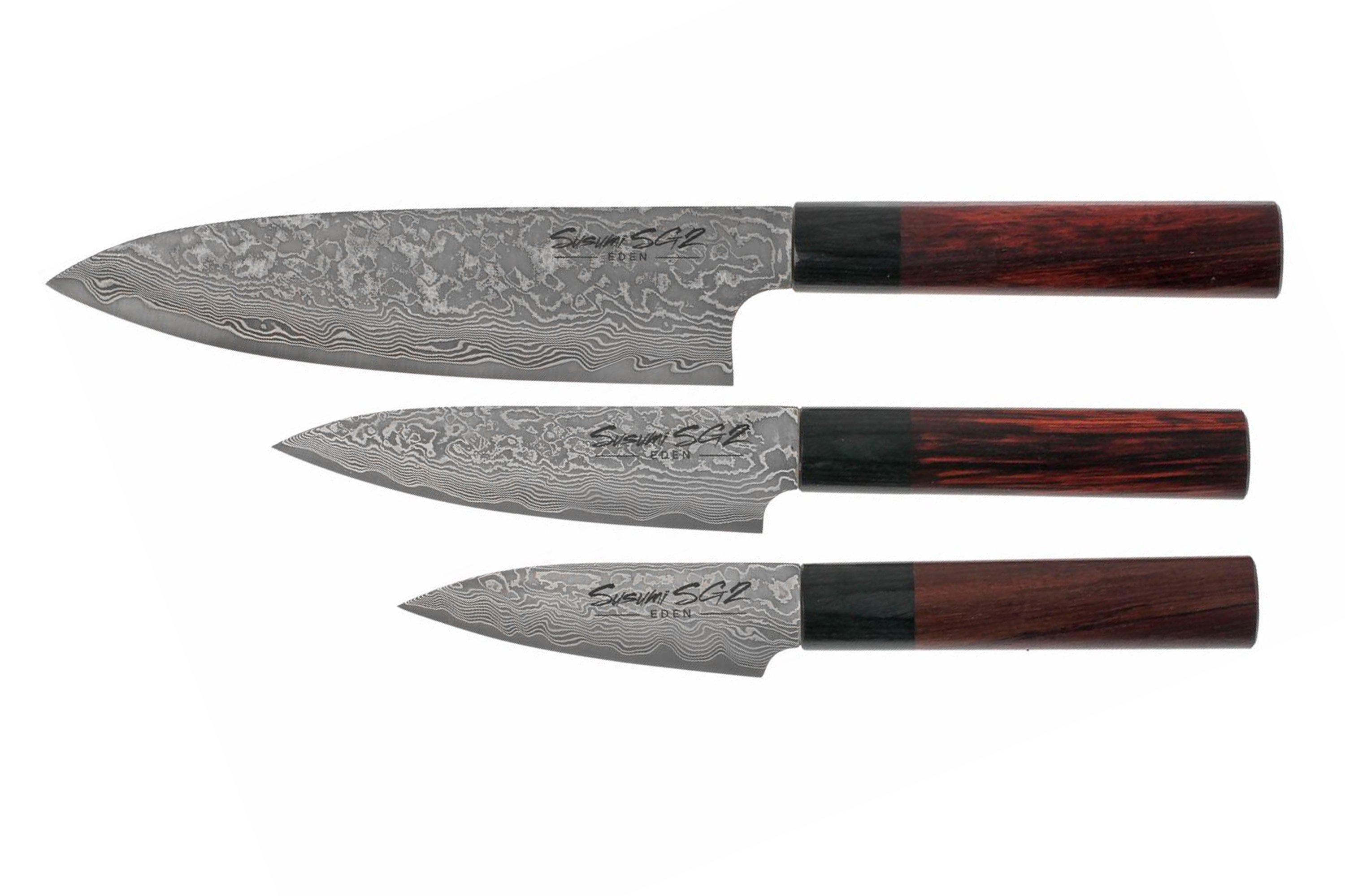 Eden Susumi SG2 3-piece knife set | Advantageously shopping at ...
