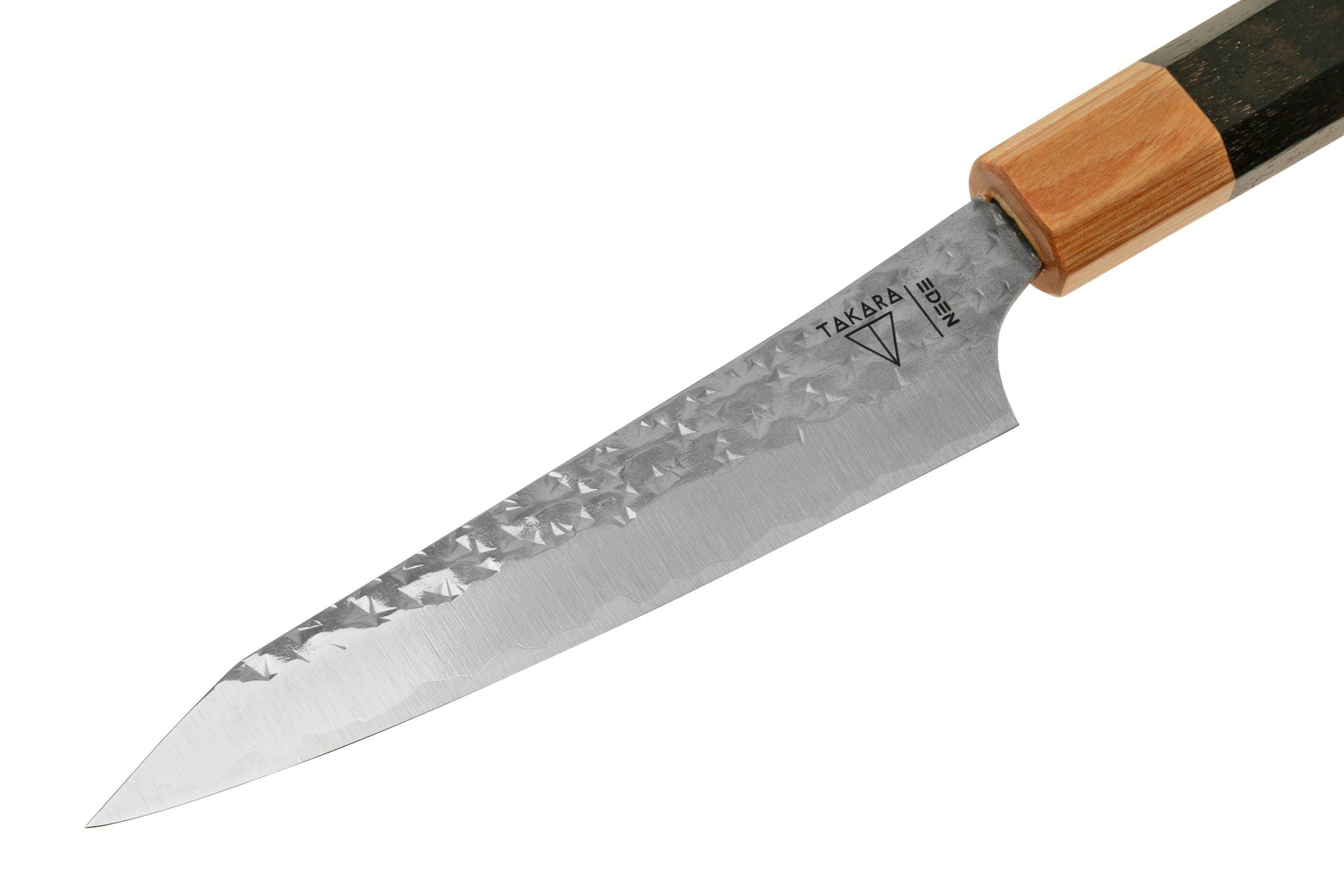 Nóż ze szpicem Eden Takara, stal Aogami, 13 cm | Zalety robienia ...