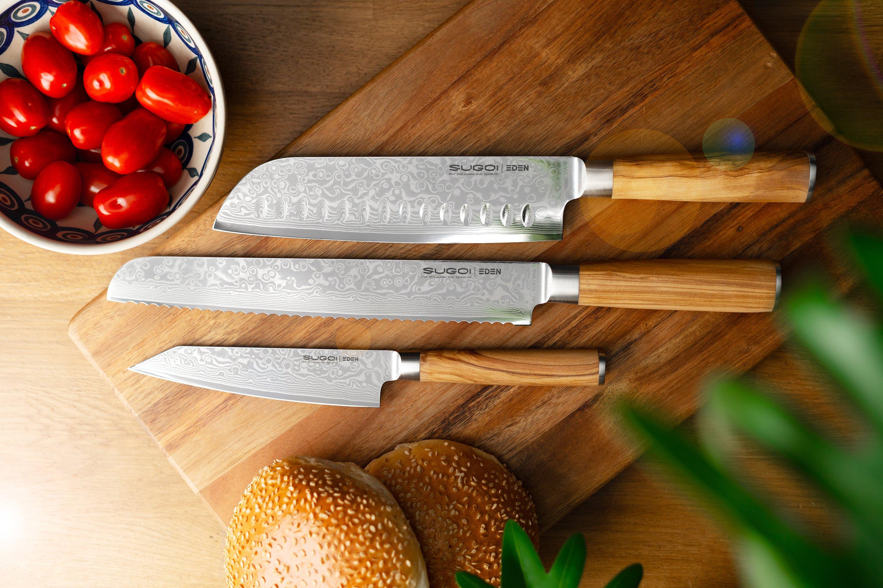 Eden Sugoi Olive 2090-319 santoku, 19 cm | Advantageously shopping at ...
