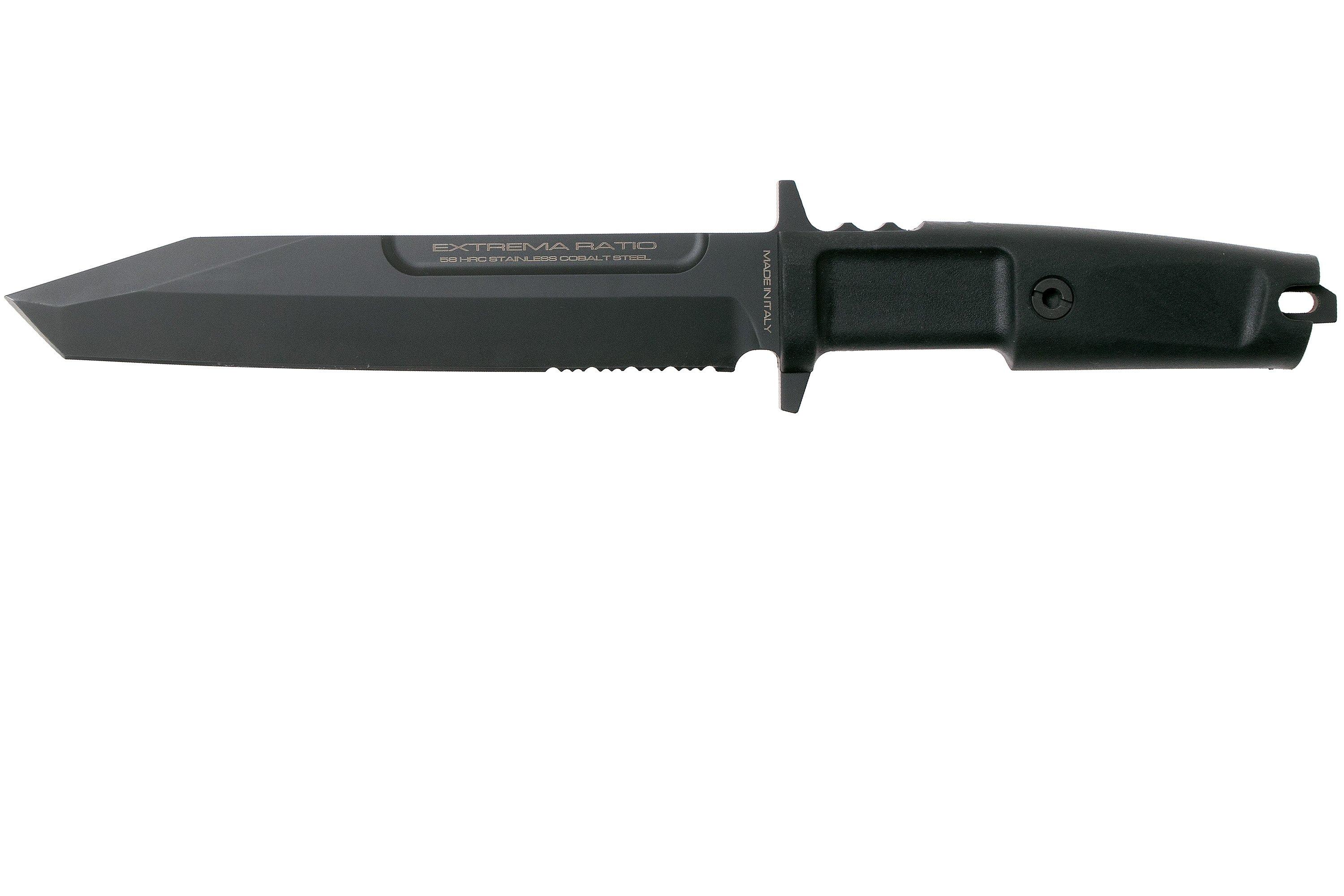 Extrema Ratio Fulcrum, Black 04.1000.0082/BLK fixed knife ...