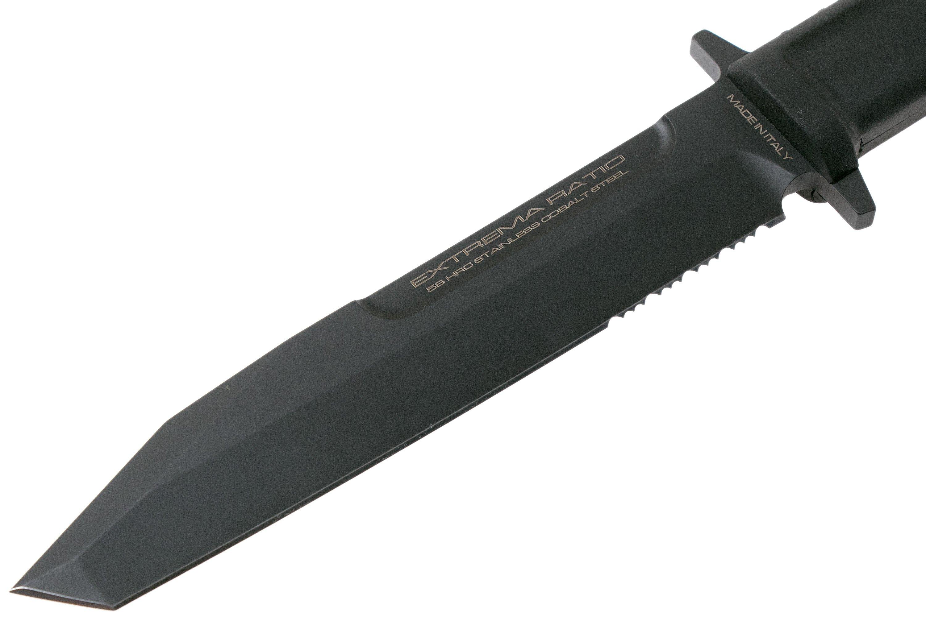 Extrema Ratio Fulcrum, Black 04.1000.0082/BLK vaststaand mes ...