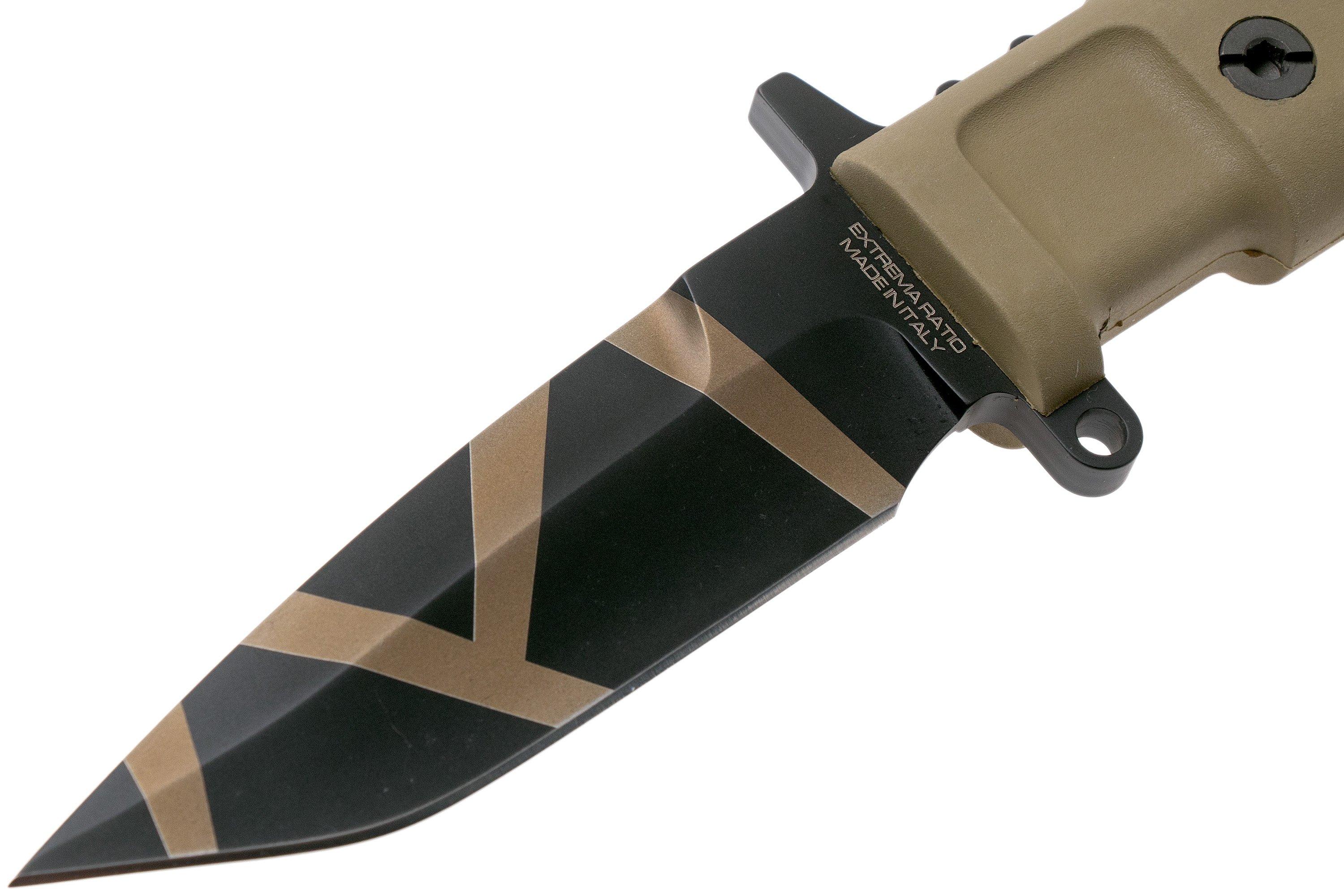 Extrema Ratio Col Moschin C, Desert Warfare 04.1000.0200/DW couteau ...