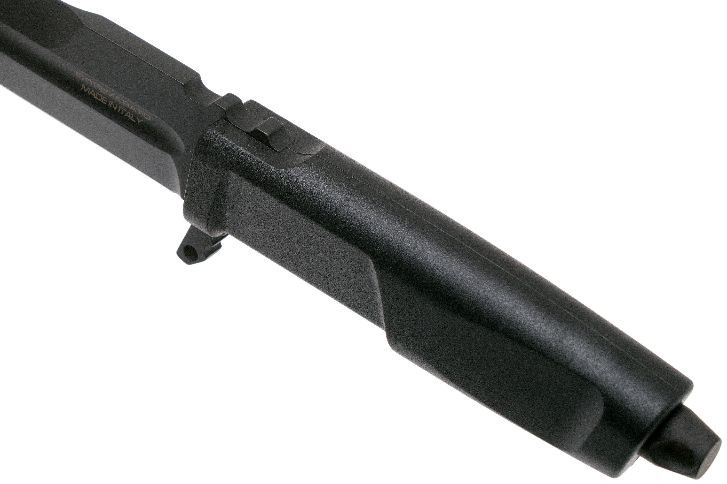 Extrema Ratio Contact C, Black Black 04.1000.0216/BLK fixed knife ...