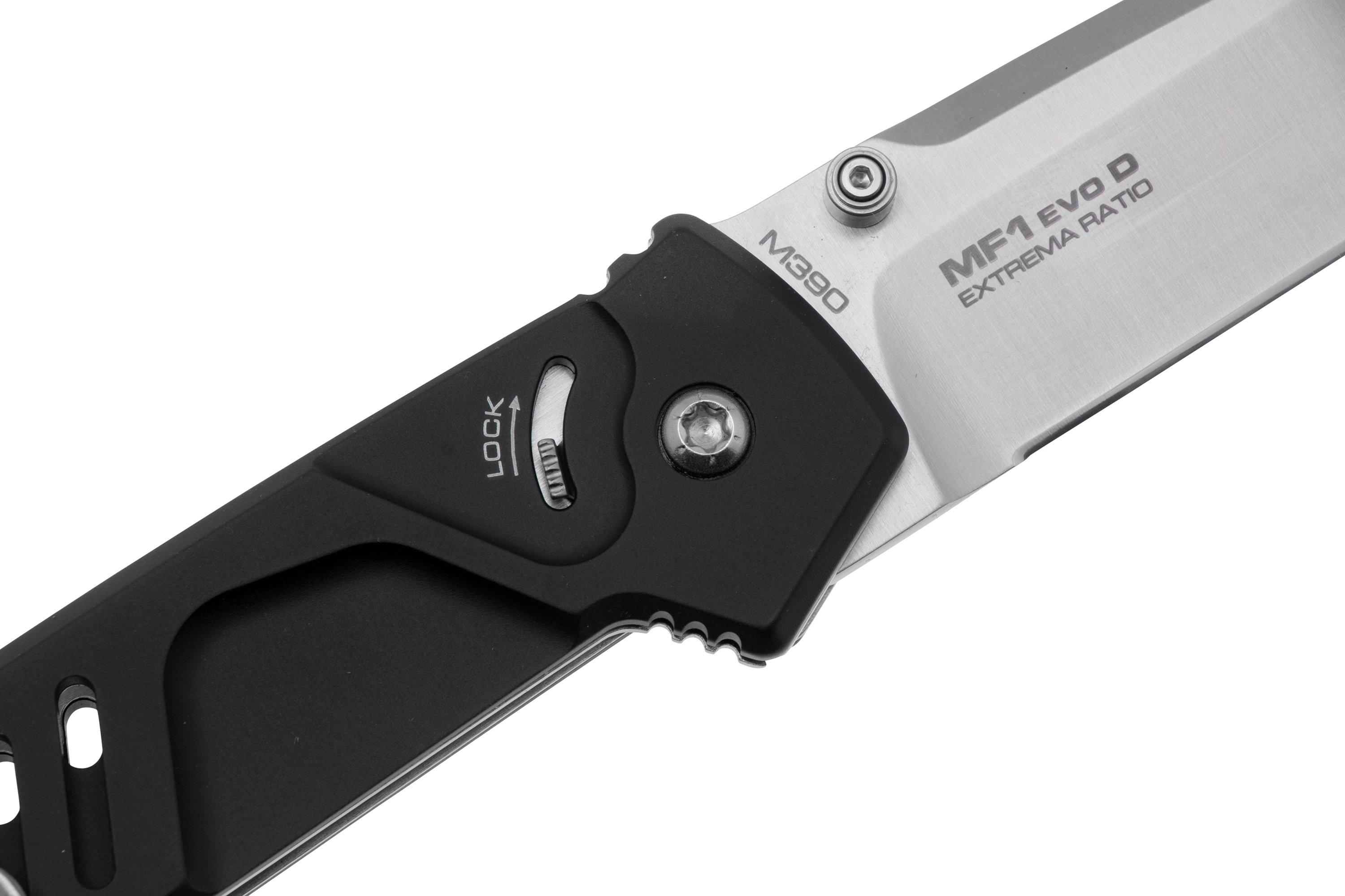 Extrema Ratio MF1 EVO D 04.1000.0232/M3/SAT/BLK, Satin M390, Black ...