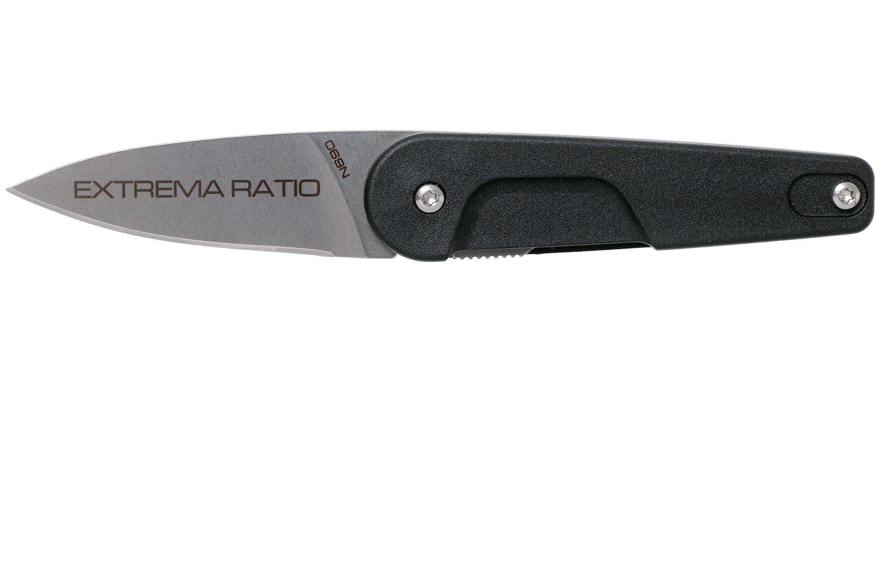 Extrema Ratio BDO R, Black Stonewashed 04.1000.0459/BLK/SW pocket knife ...