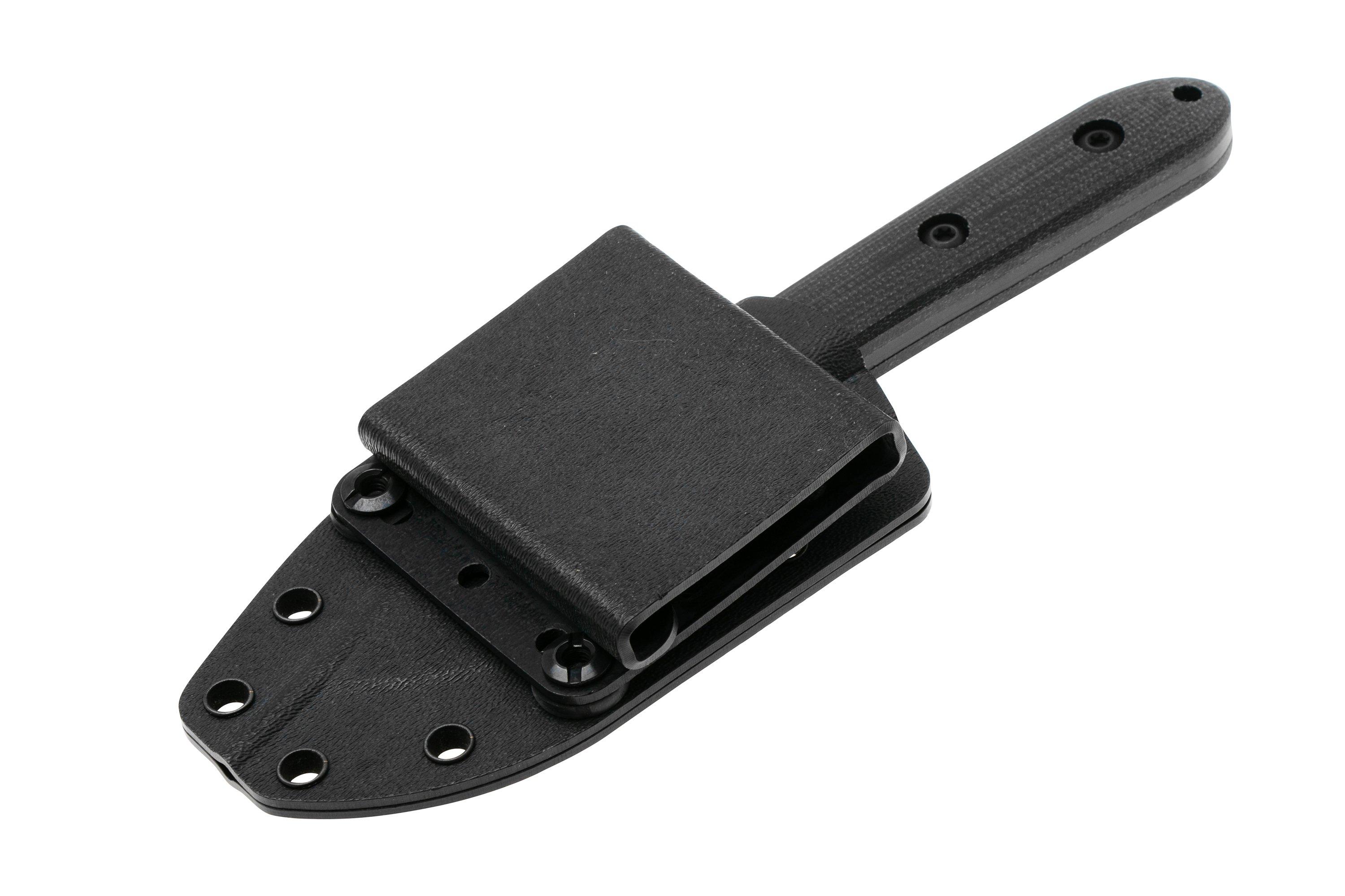 ESEE Pacaya ESEE-PACAYA3V-B Black Canvas Micarta, fixed knife ...