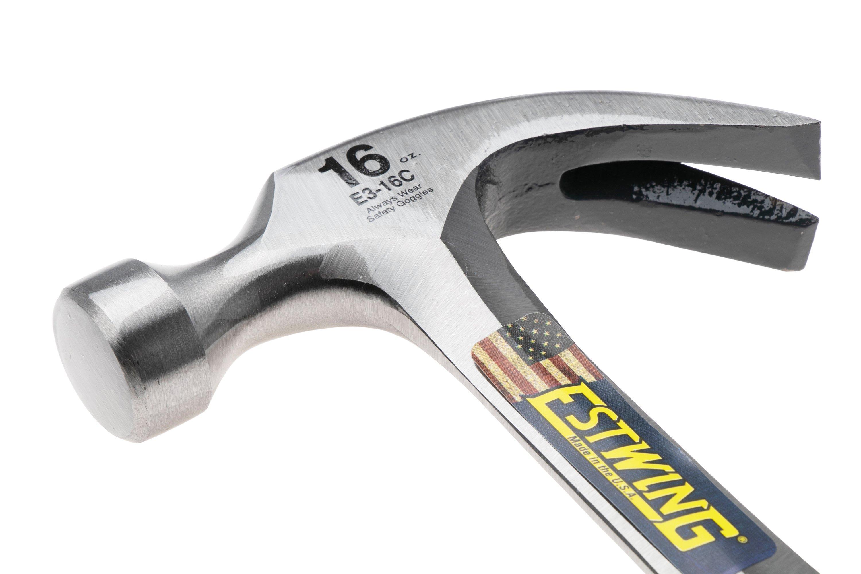 Estwing E3-16C Nail Hammer 02-40E3016C Shock Reduction Grip, martelo de ...