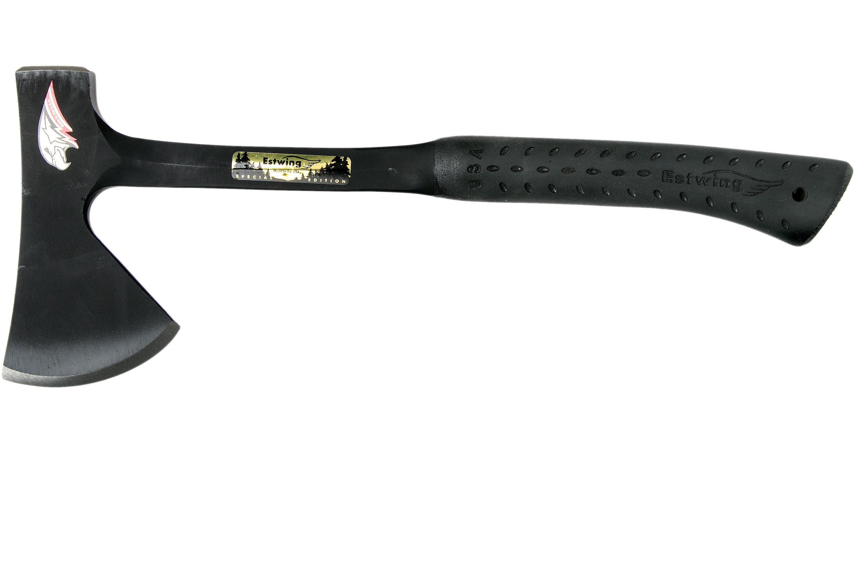 Estwing Camper's axe E44ASE black with nylon sheath | Advantageously ...