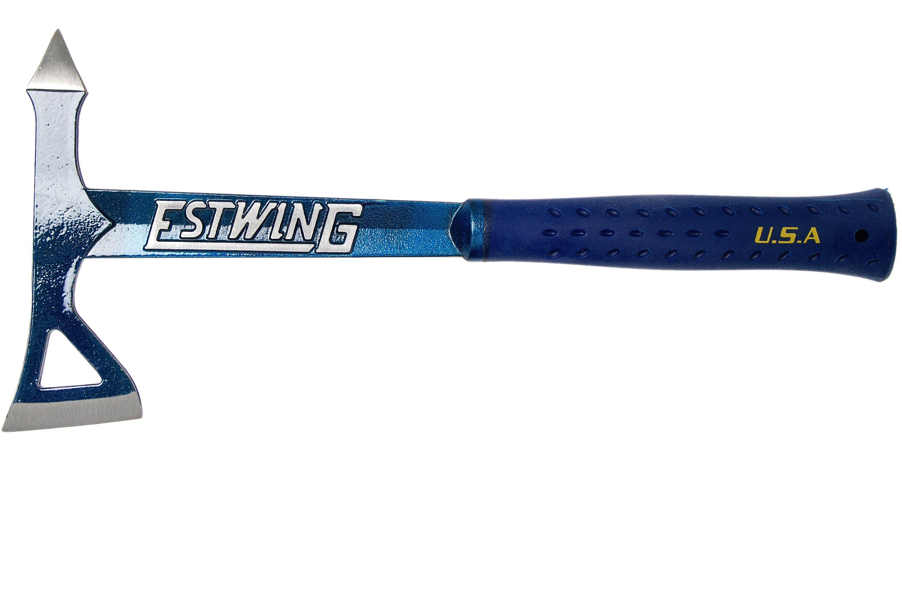 Estwing Black Eagle Tomahawk bijl EWE6TA blauw met nylon foedraal ...