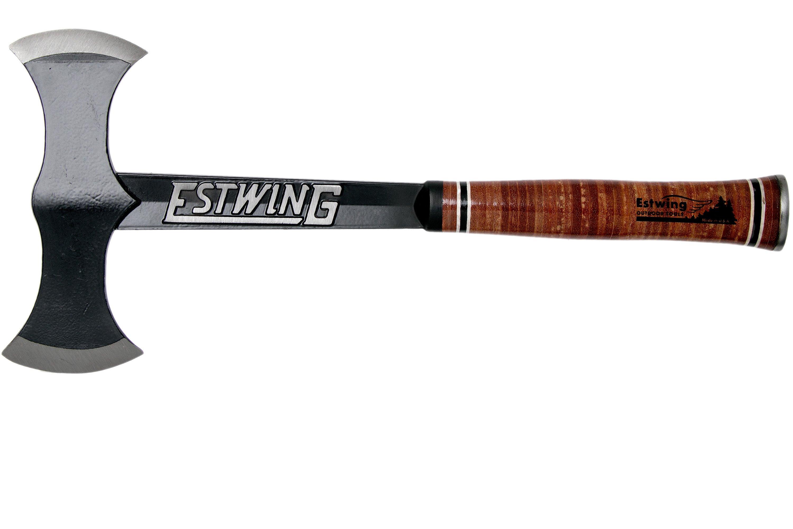 Estwing Black Eagle Leather Double Bit accetta da lancio EDBA | Fare ...