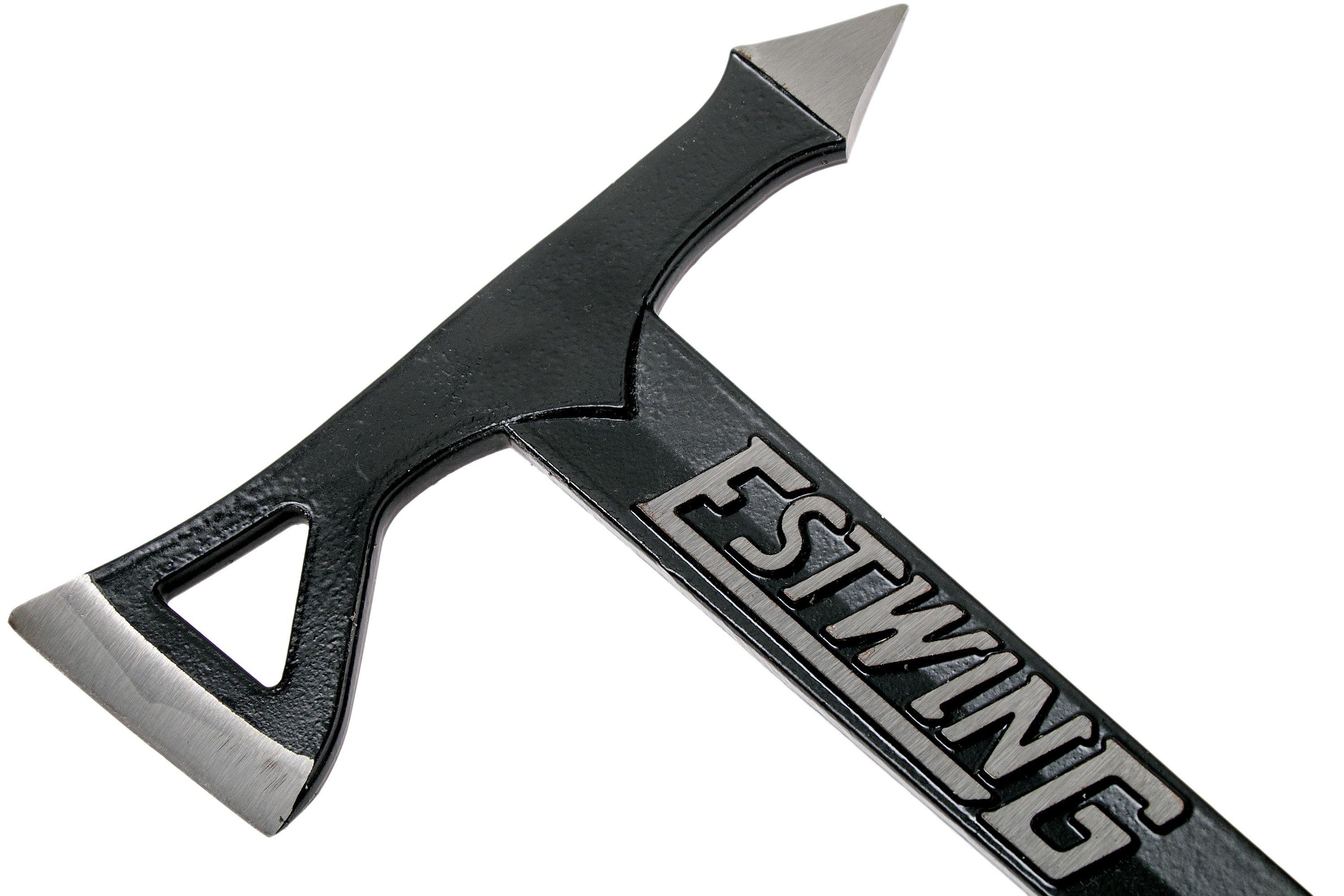 Estwing Black Eagle Leather Tomahawk axe ETA black with nylon sheath ...