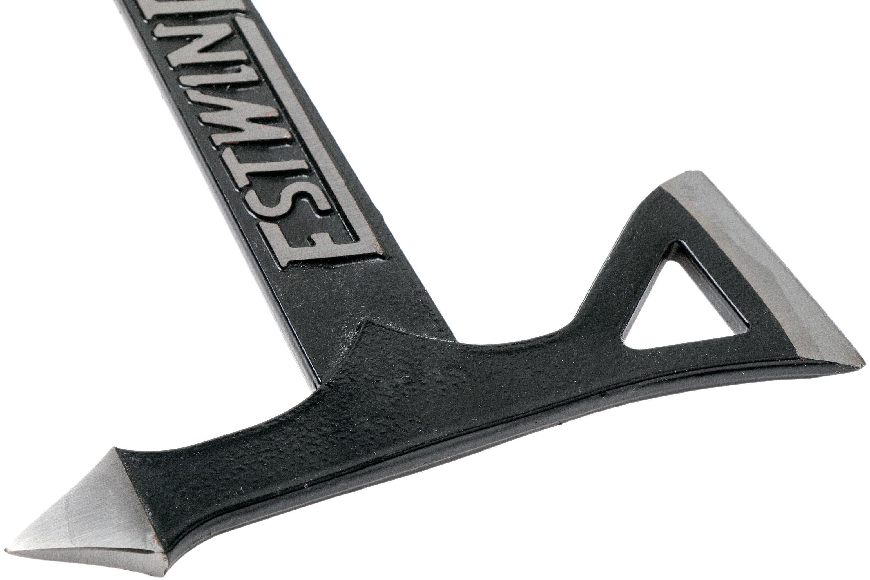 Estwing Black Eagle Leather Tomahawk axe ETA black with nylon sheath ...