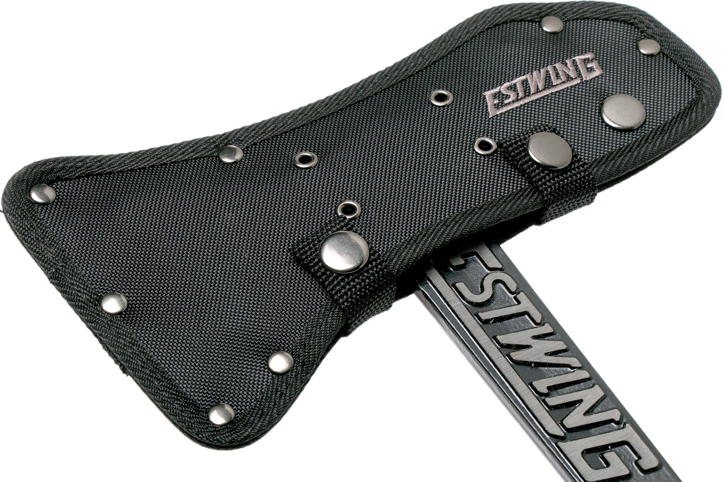 Estwing Black Eagle Leather Tomahawk axe ETA black with nylon sheath ...
