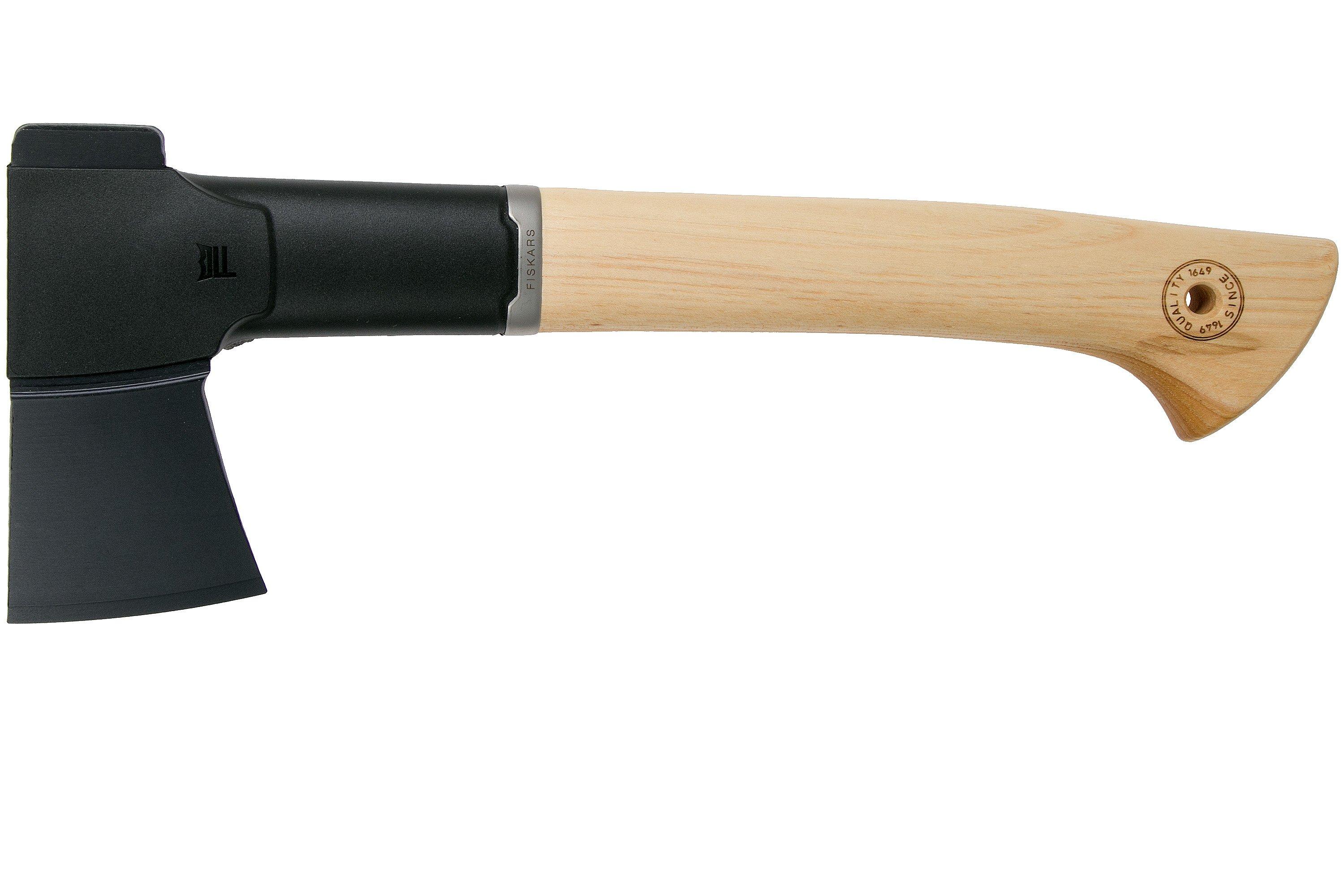 Fiskars Norden Universalaxt N7 mit recyceltem Lederholster | Günstiger ...