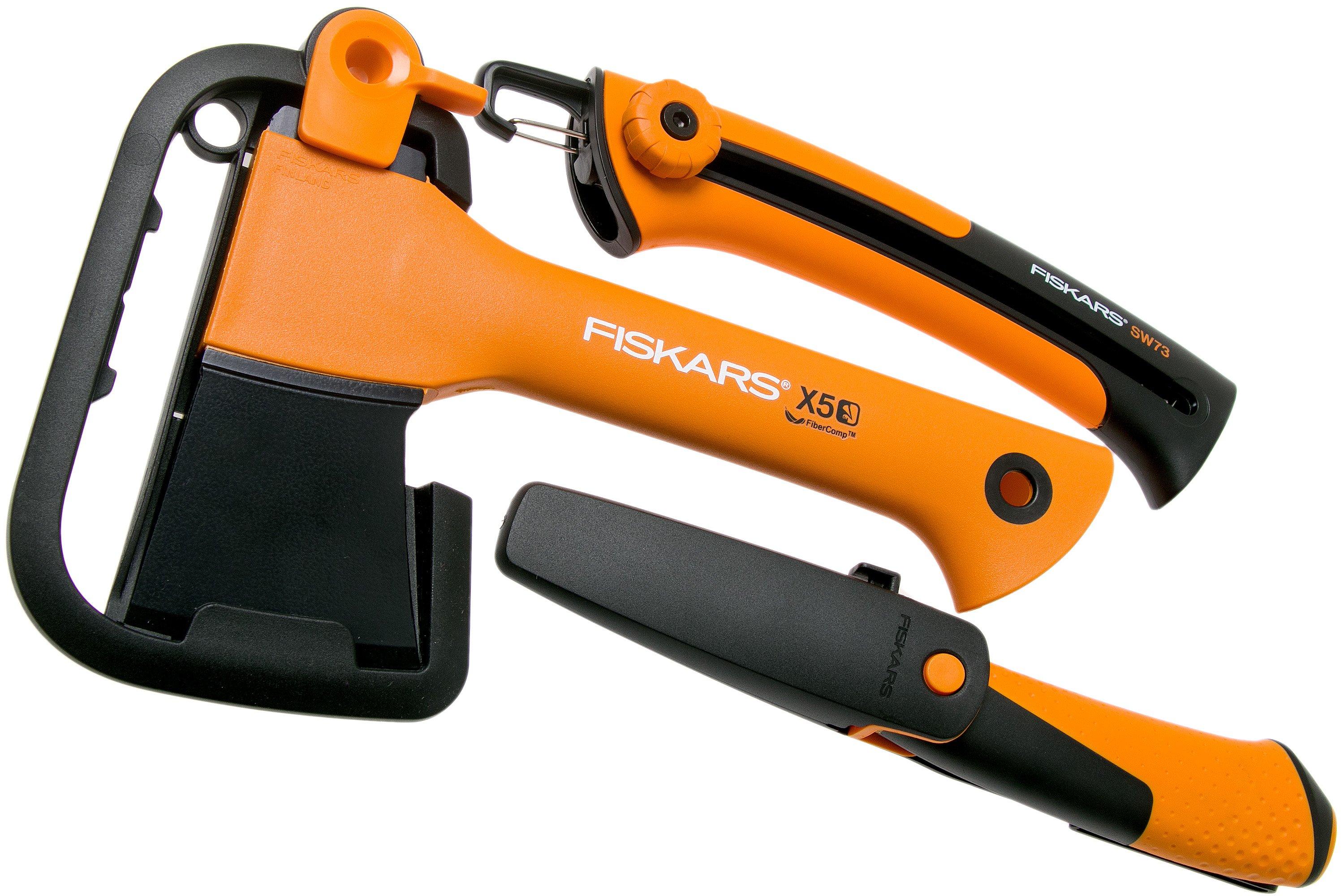 Fiskars X5 Camping Set mit Beil, Säge und Messer | Günstiger shoppen ... Fiskars X5 Camping Set mit Beil, Säge und Messer | Günstiger shoppen ...