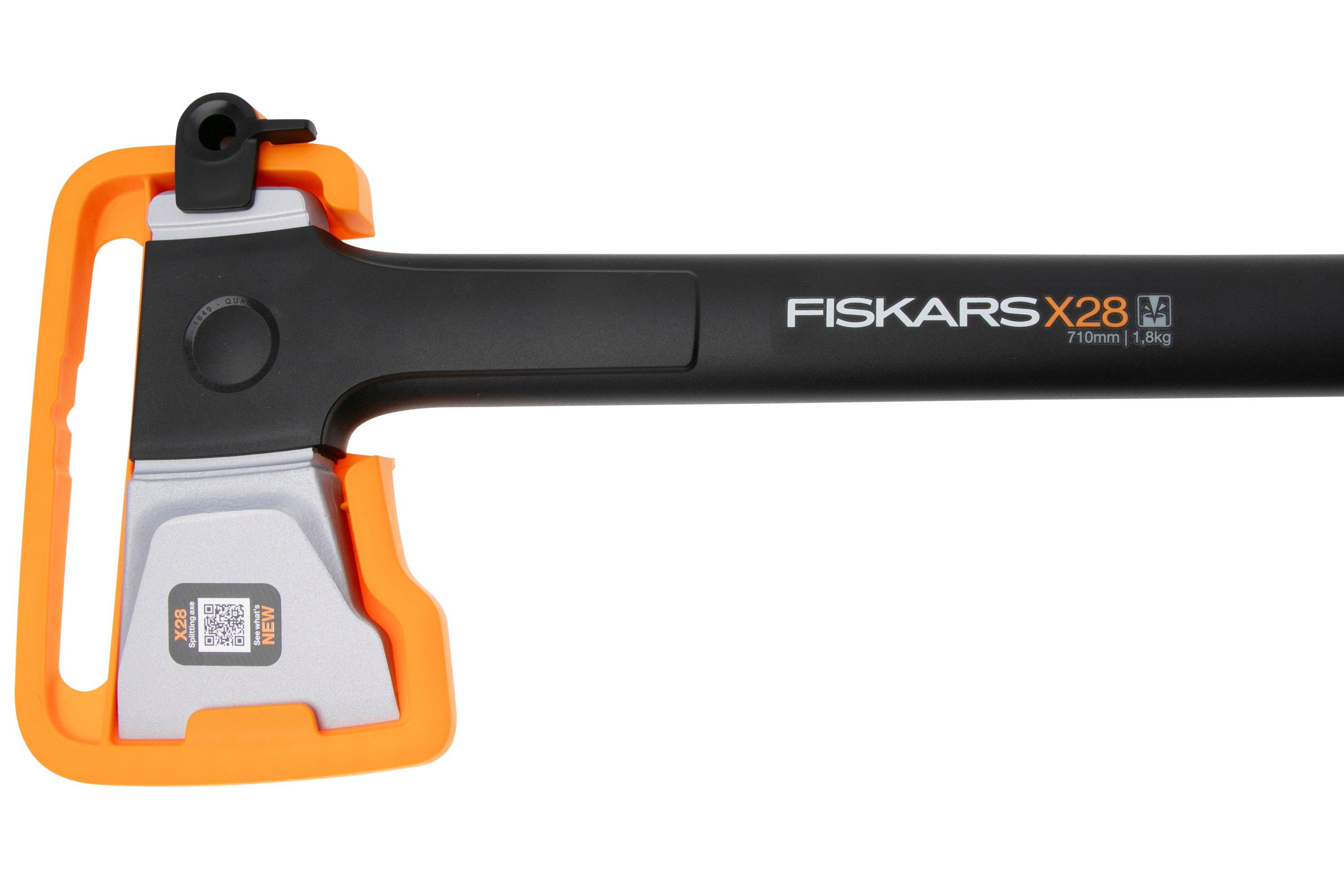 Fiskars X28 Splitting Axe Set 1075434 splitting axe + knife | Advantageously shopping at ...