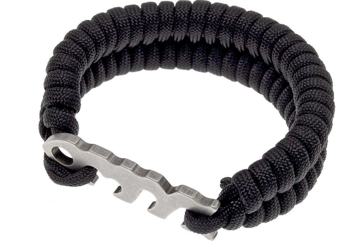 Fish Bone, paracord bracelet with Fish Bone to hold it together ...