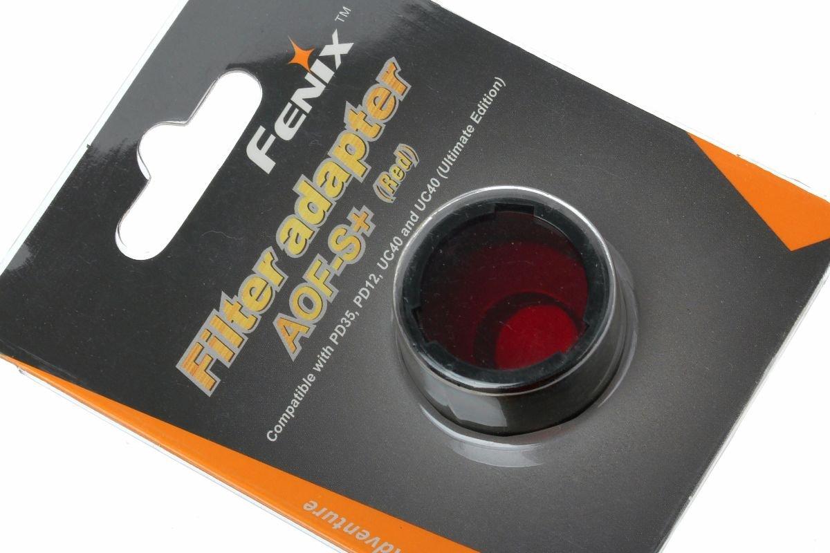 Fenix filter AOF-S + R, Red | Advantageously shopping at Knivesandtools.se
