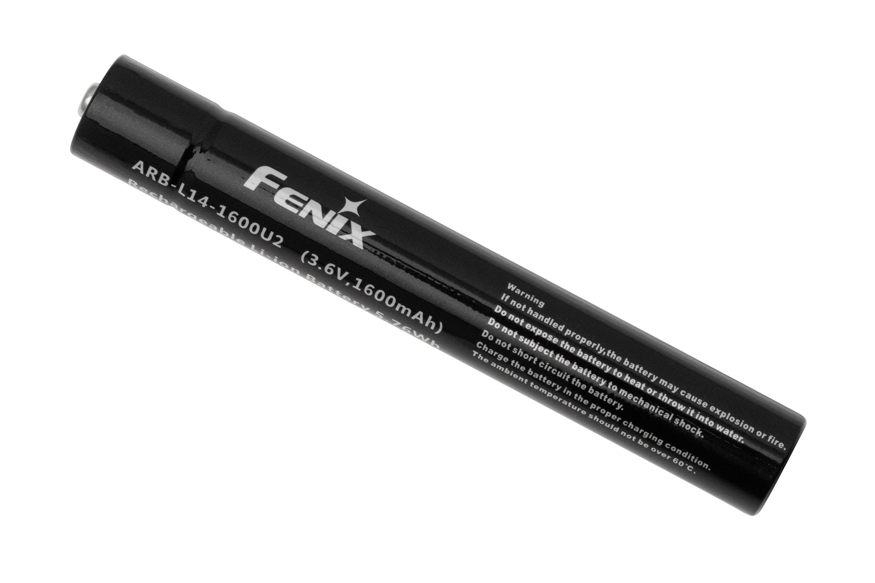 Fenix ARB-L14-1600U2 1600mAh, battery pack for the LD22 V2, Li-ion ...