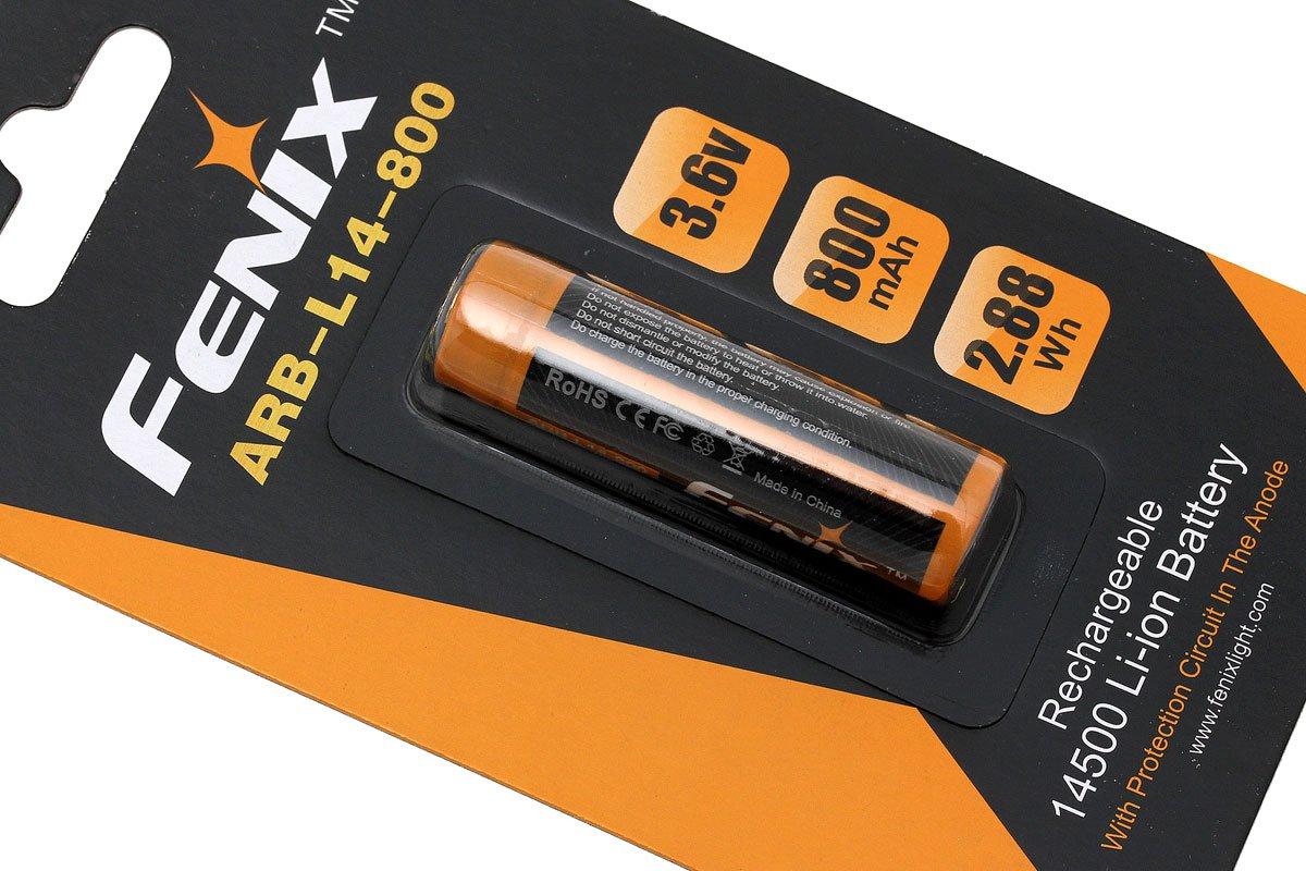 Fenix ARB-L14-800 14500 Pila, 800 mAh iones de litio | Compras con ...