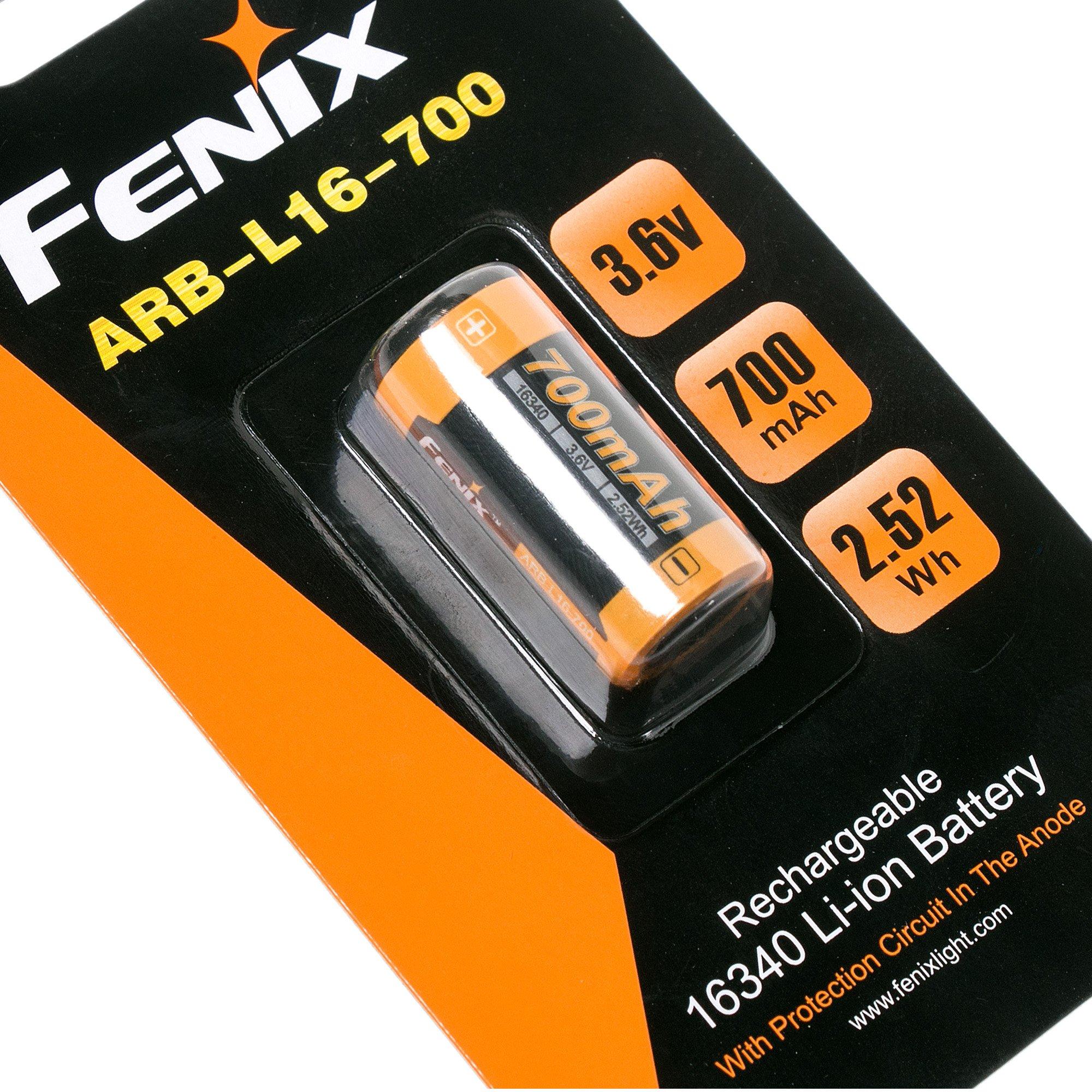 Fenix ARB-L16-700 16340 accu, 700 mAh Li-Ion | Achetez à prix ...