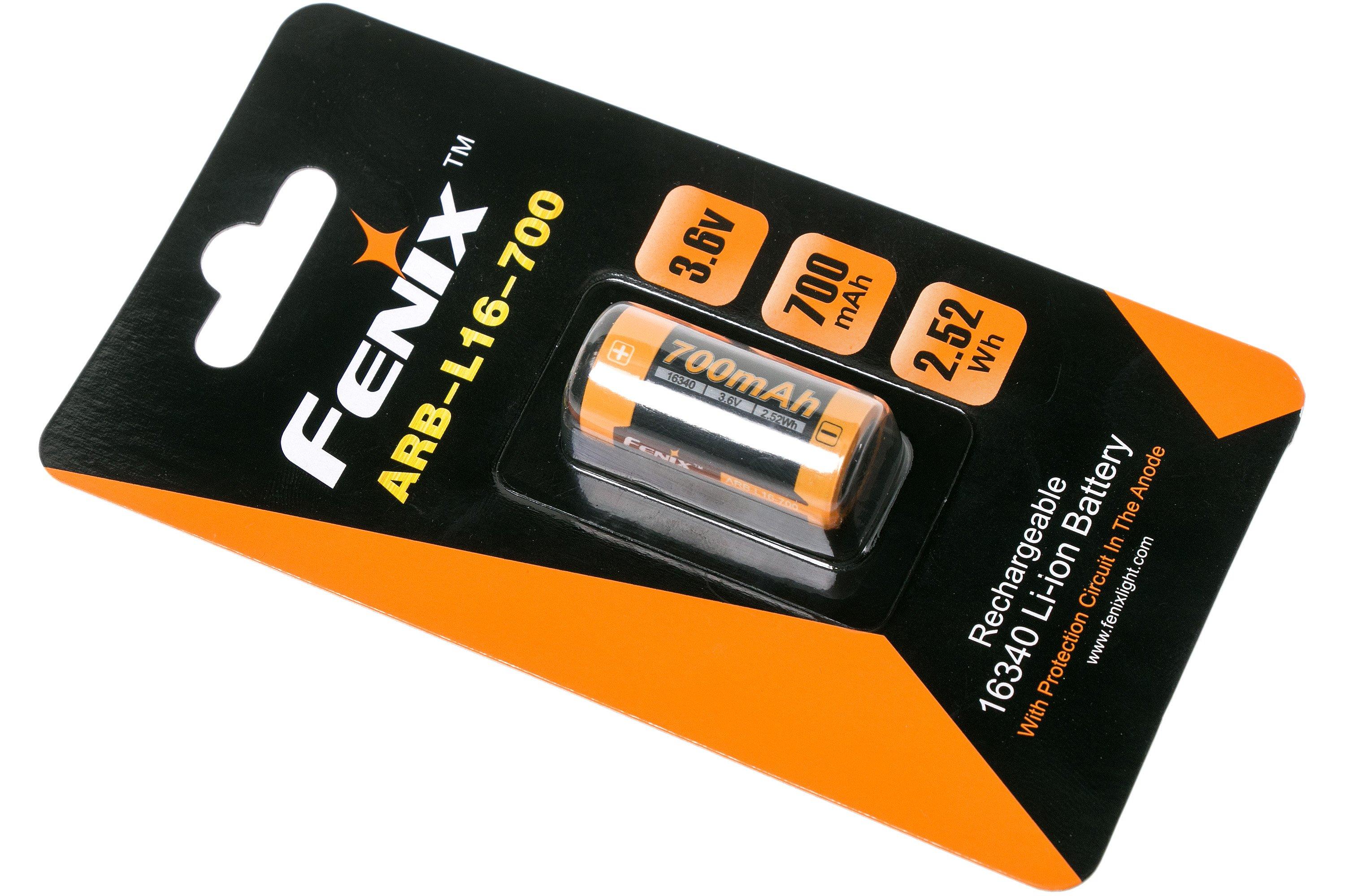 Fenix ARB-L16-700 16340 accu, 700 mAh Li-Ion | Achetez à prix ...