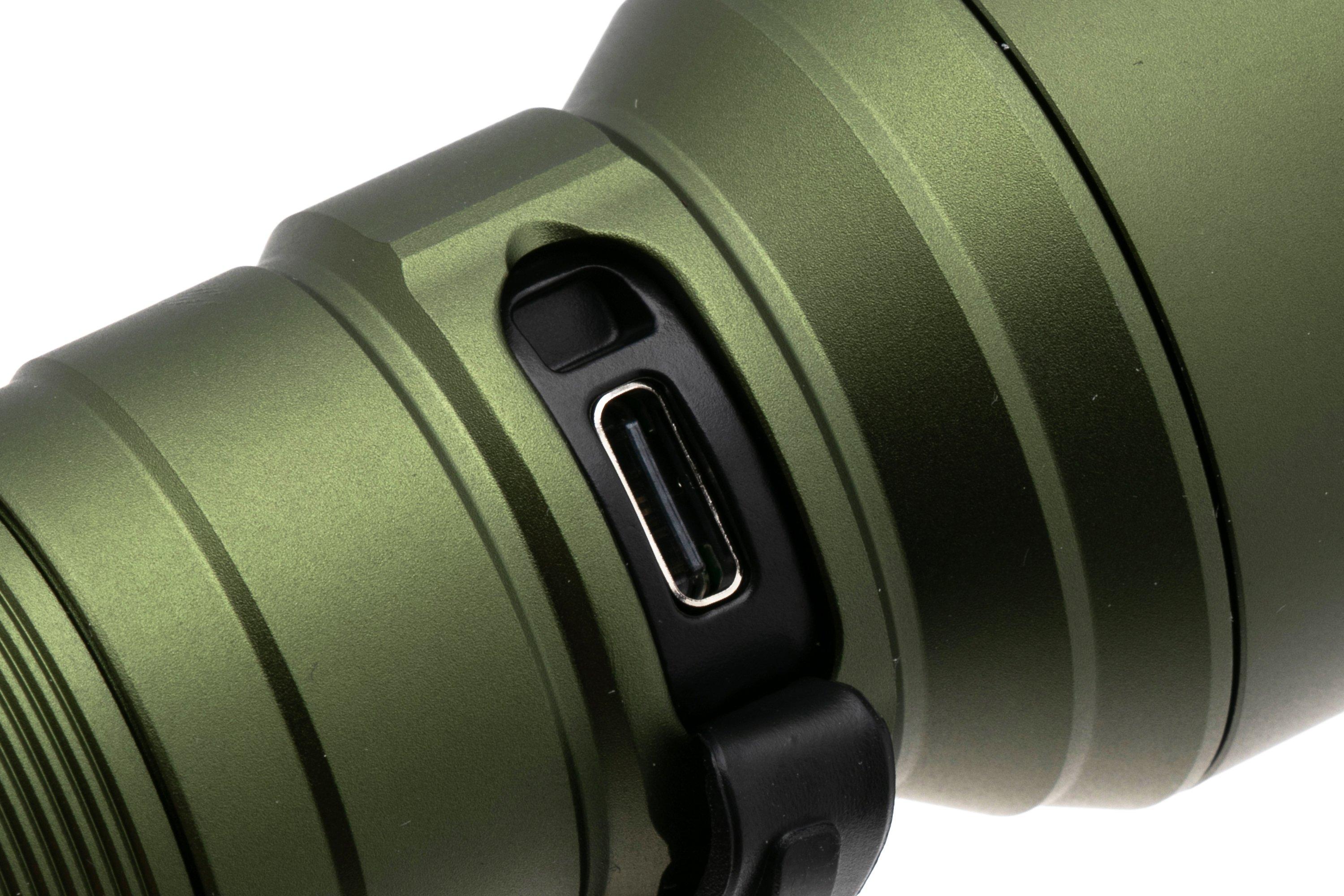 Fenix C7 rechargeable flashlight, 3000 lumens, green | Advantageously ...