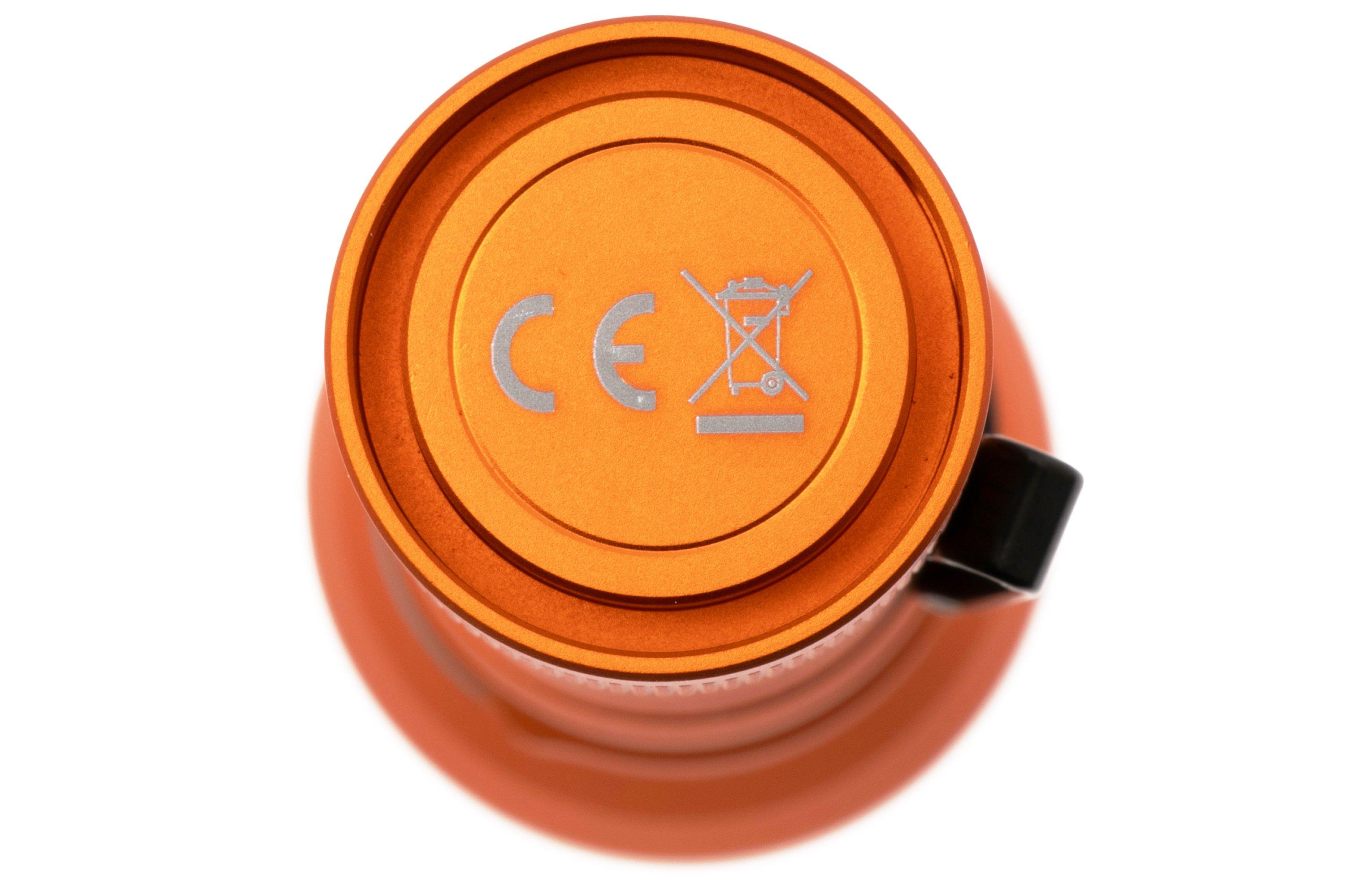 Fenix C7 rechargeable flashlight, 3000 lumens, orange | Advantageously ...