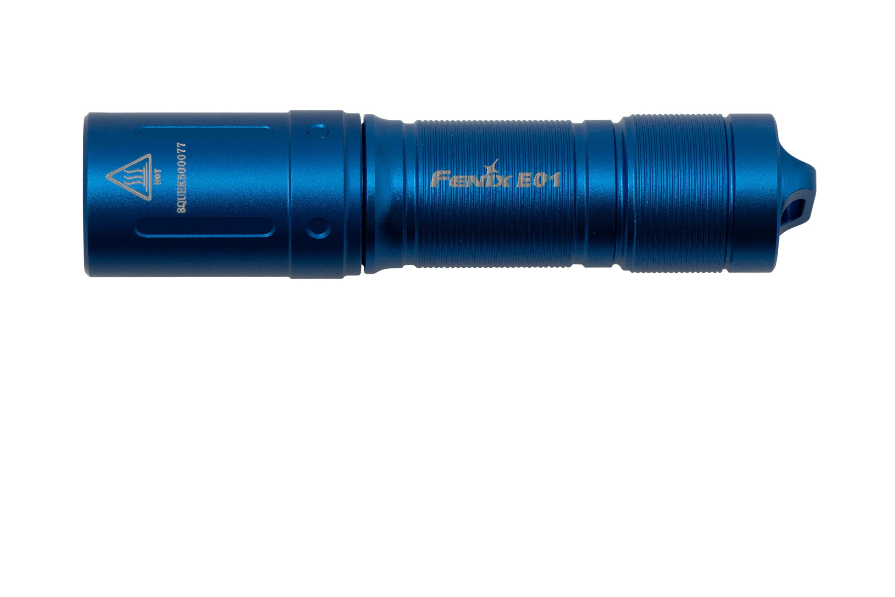 Fenix E01 V2.0 LED torch, blue | Advantageously shopping at ...